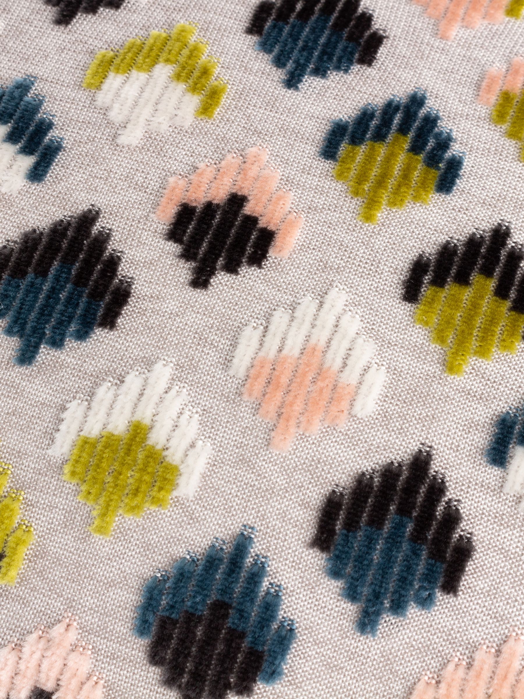 Buy Paoletti Smoke/Rose 40 x 60cm Lexington Diamond Velvet Jacquard ...