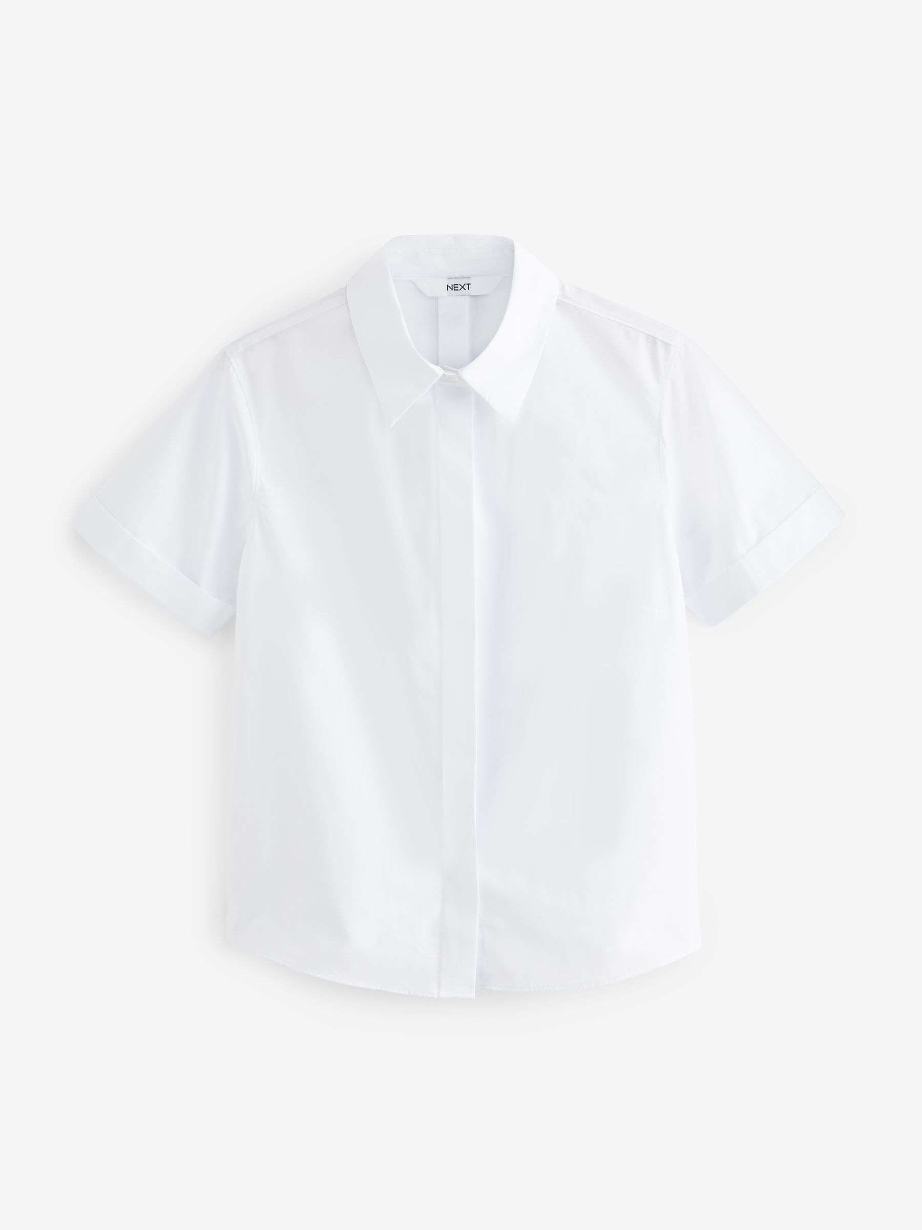 Buy White Short Sleeve Shirts 2 Pack from the Next UK online shop