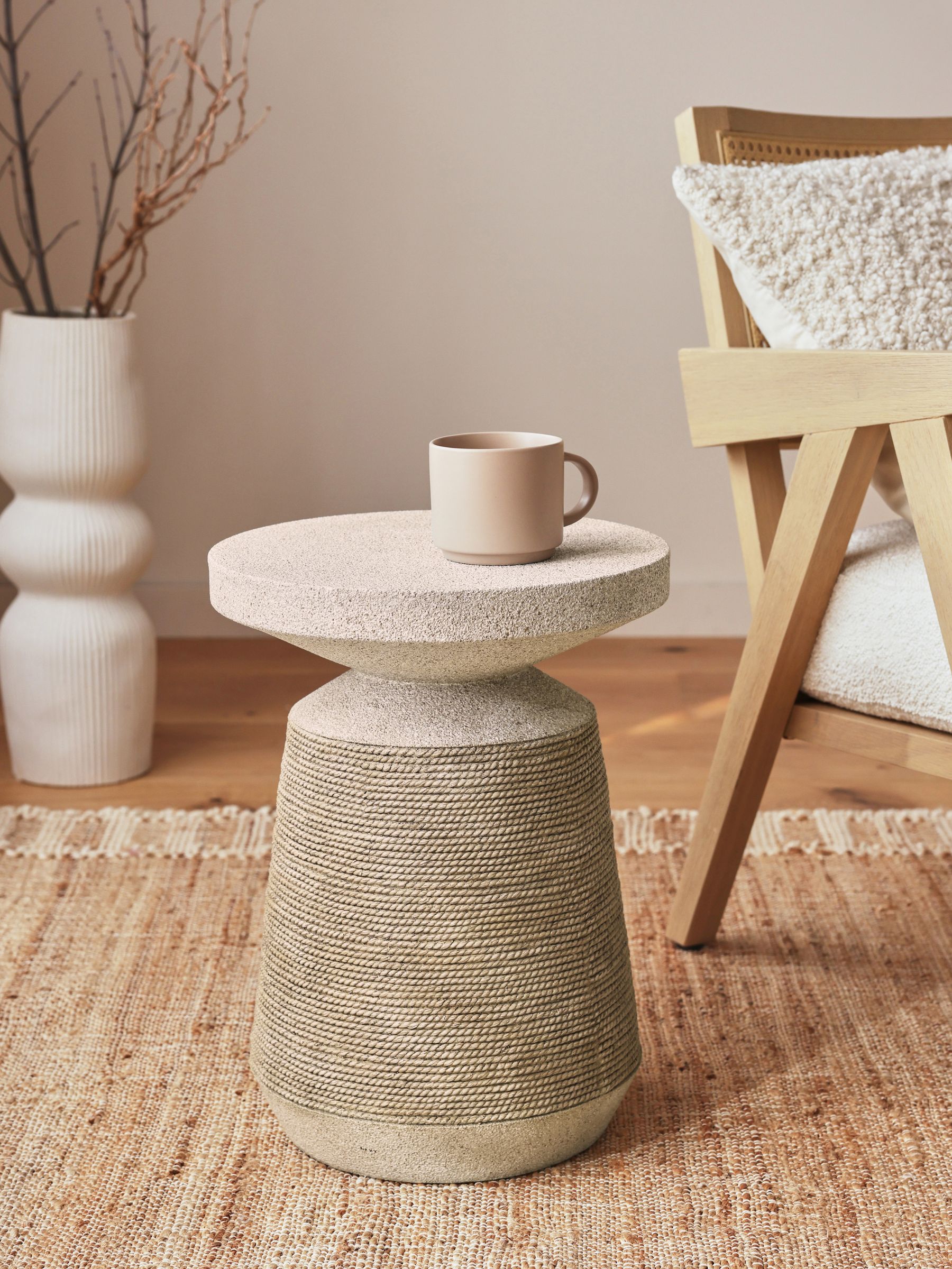 Buy Natural Nautical Rope Side Table from the Next UK online shop