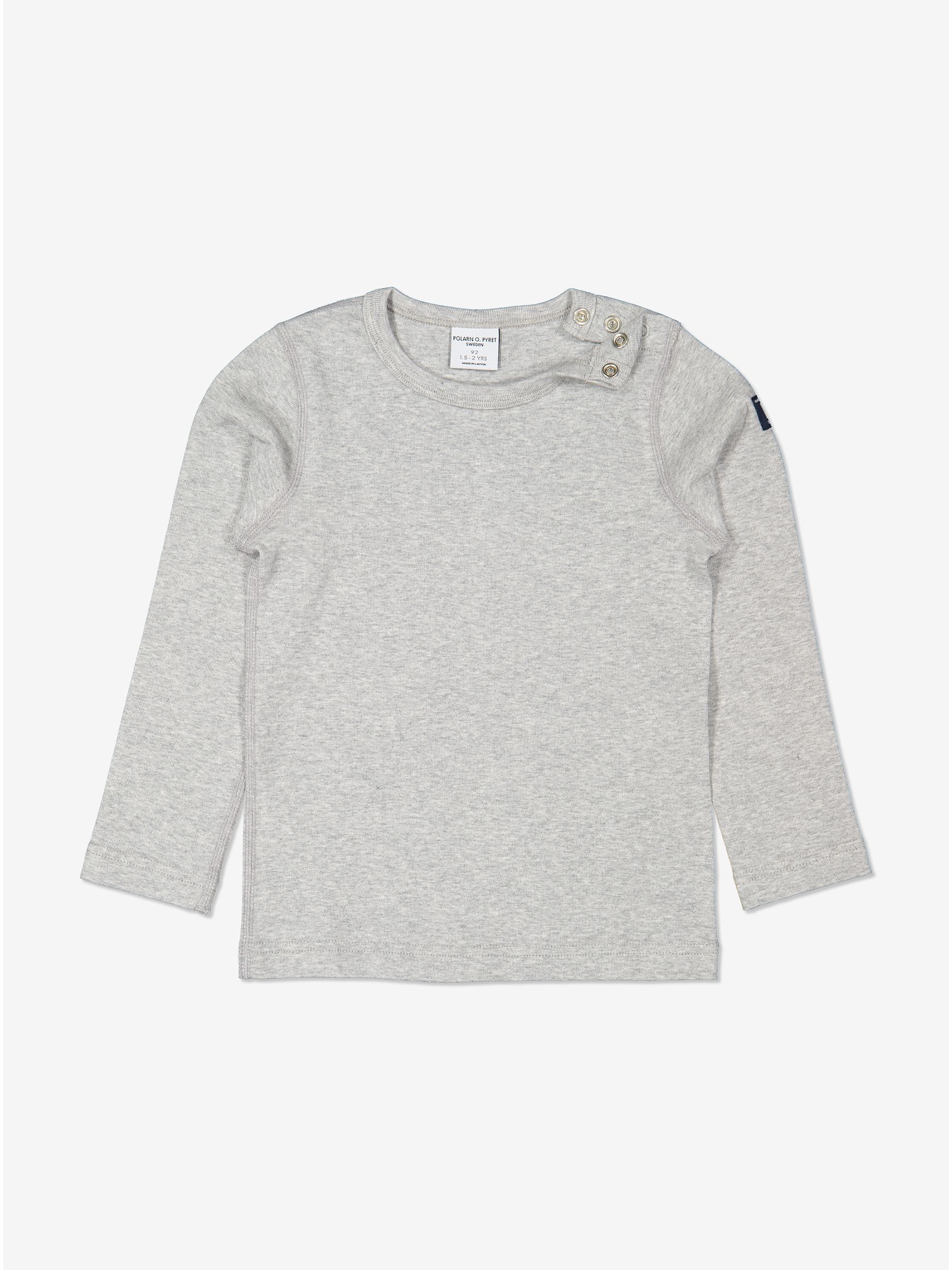 Buy Polarn O. Pyret Grey Organic Cotton Long Sleeve Top from the Next ...