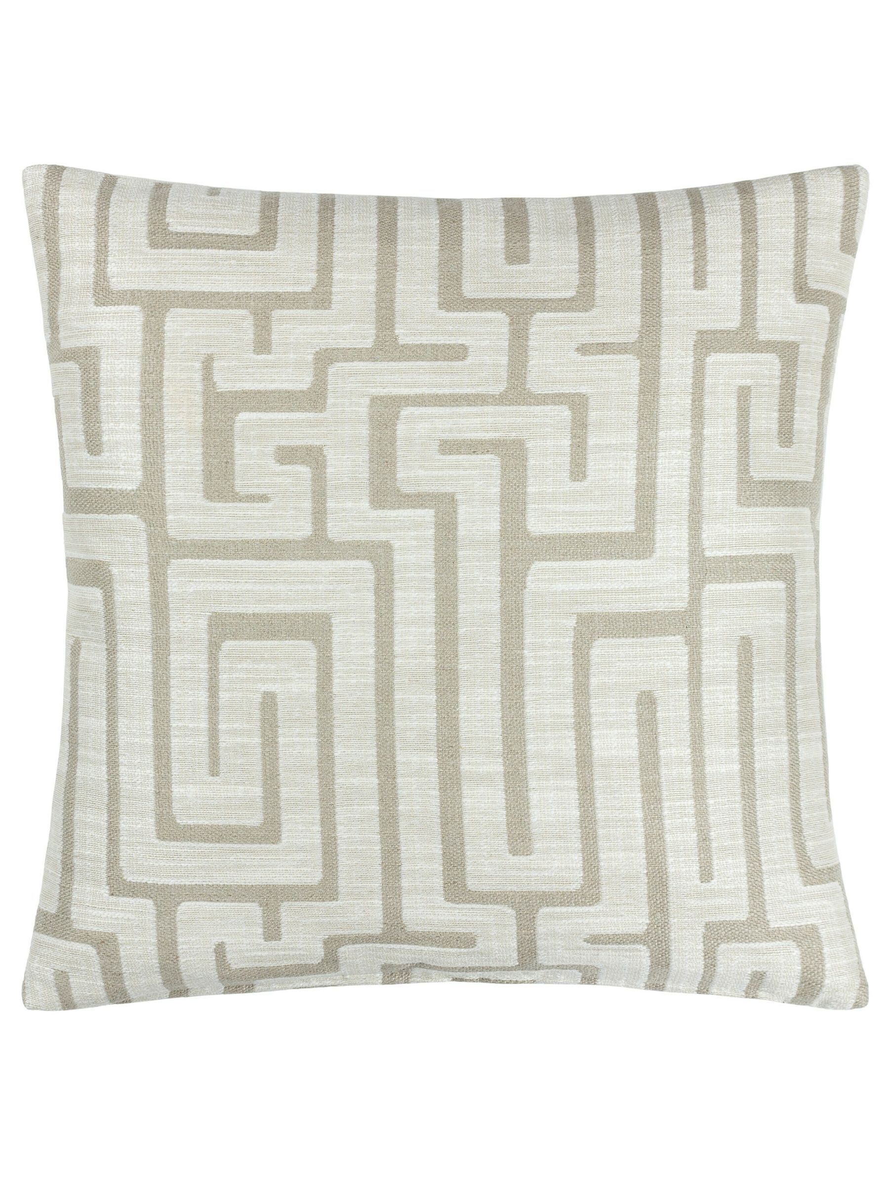 Buy HÖEM Ecru 45 x 45cm Lauder Jacquard Polyester Filled Cushion from ...