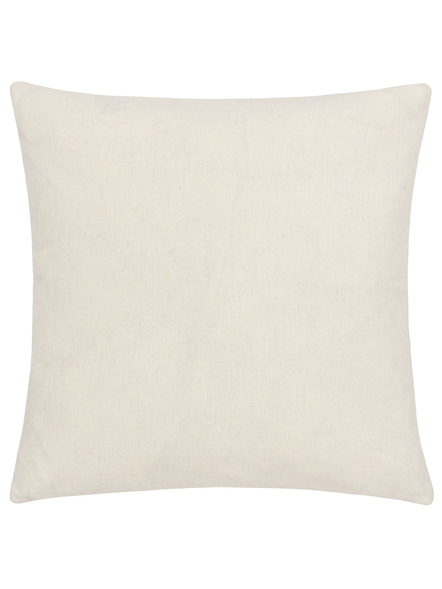 Buy HÖEM Ecru 45 x 45cm Lauder Jacquard Polyester Filled Cushion from ...