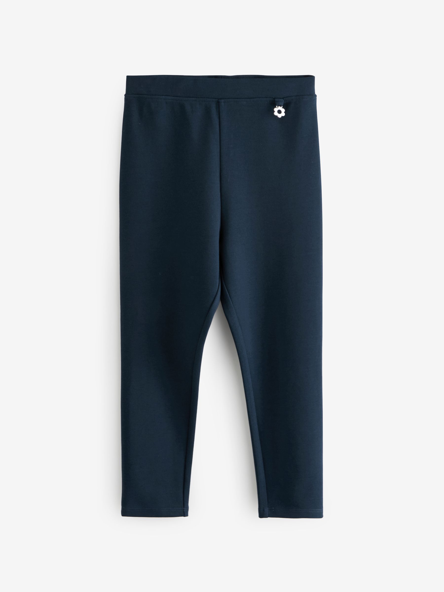 Buy Navy Blue Pull-On Cotton Rich Stretch School Trousers (3-16yrs ...