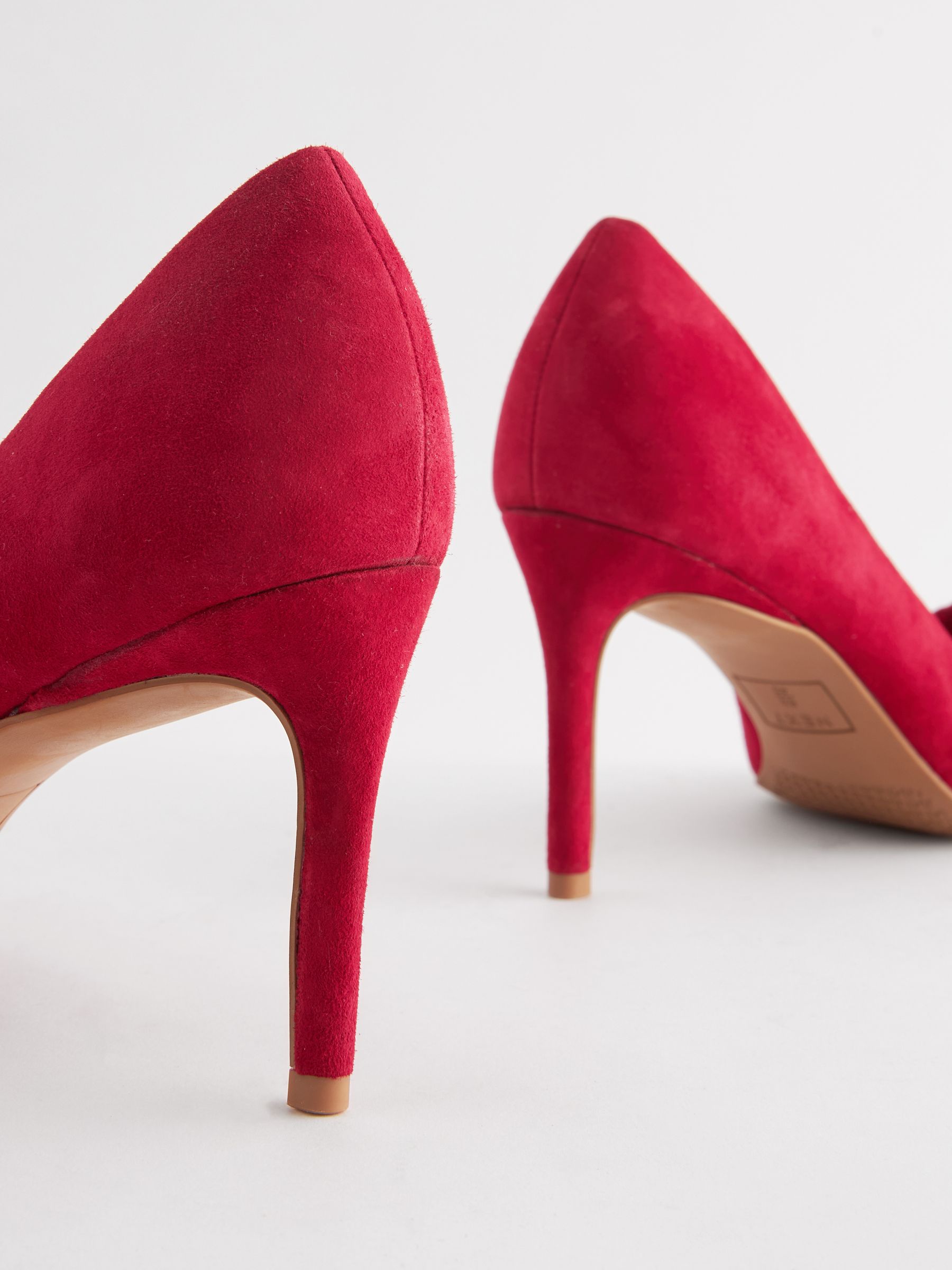 Buy Red Forever Comfort® Leather Bow Mid Court Shoes from the Next UK ...