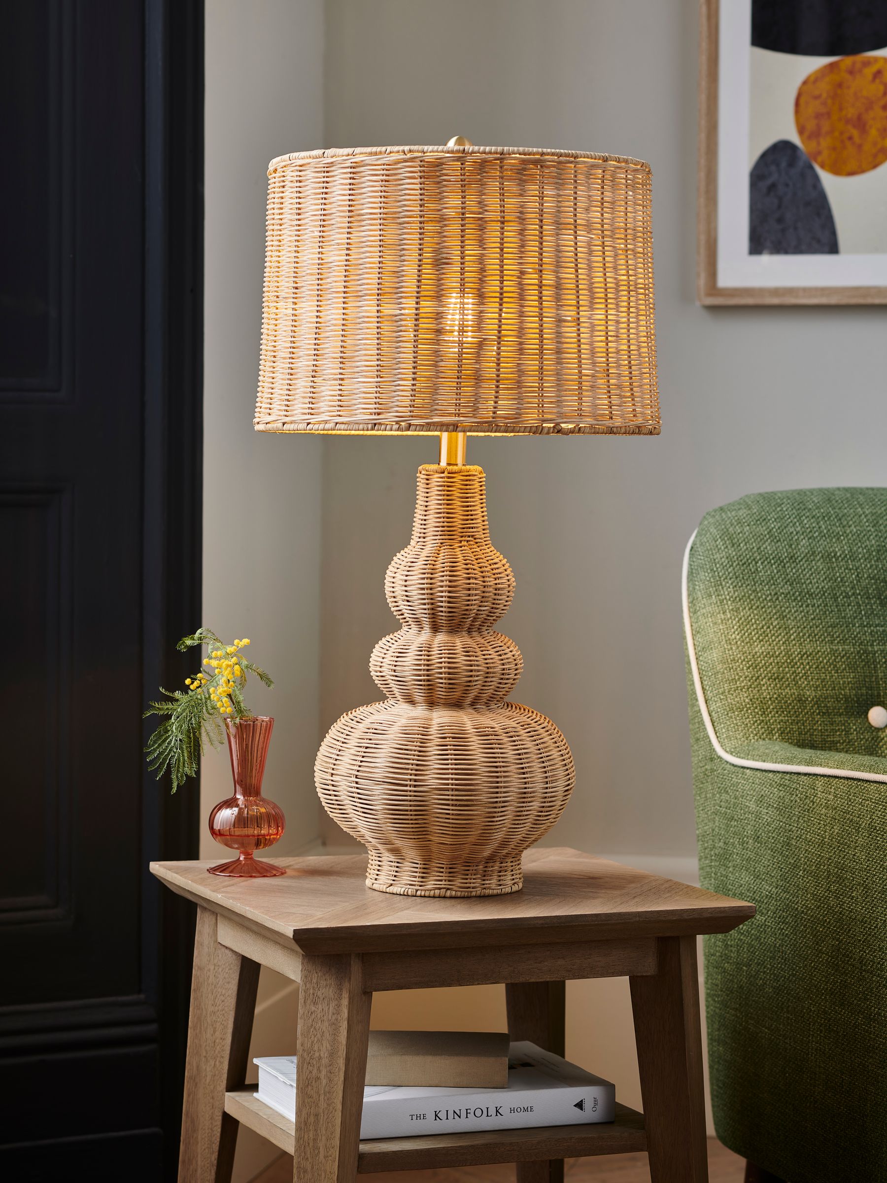 Buy Nina Campbell Natural Liana Rattan Table Lamp from the Next UK ...