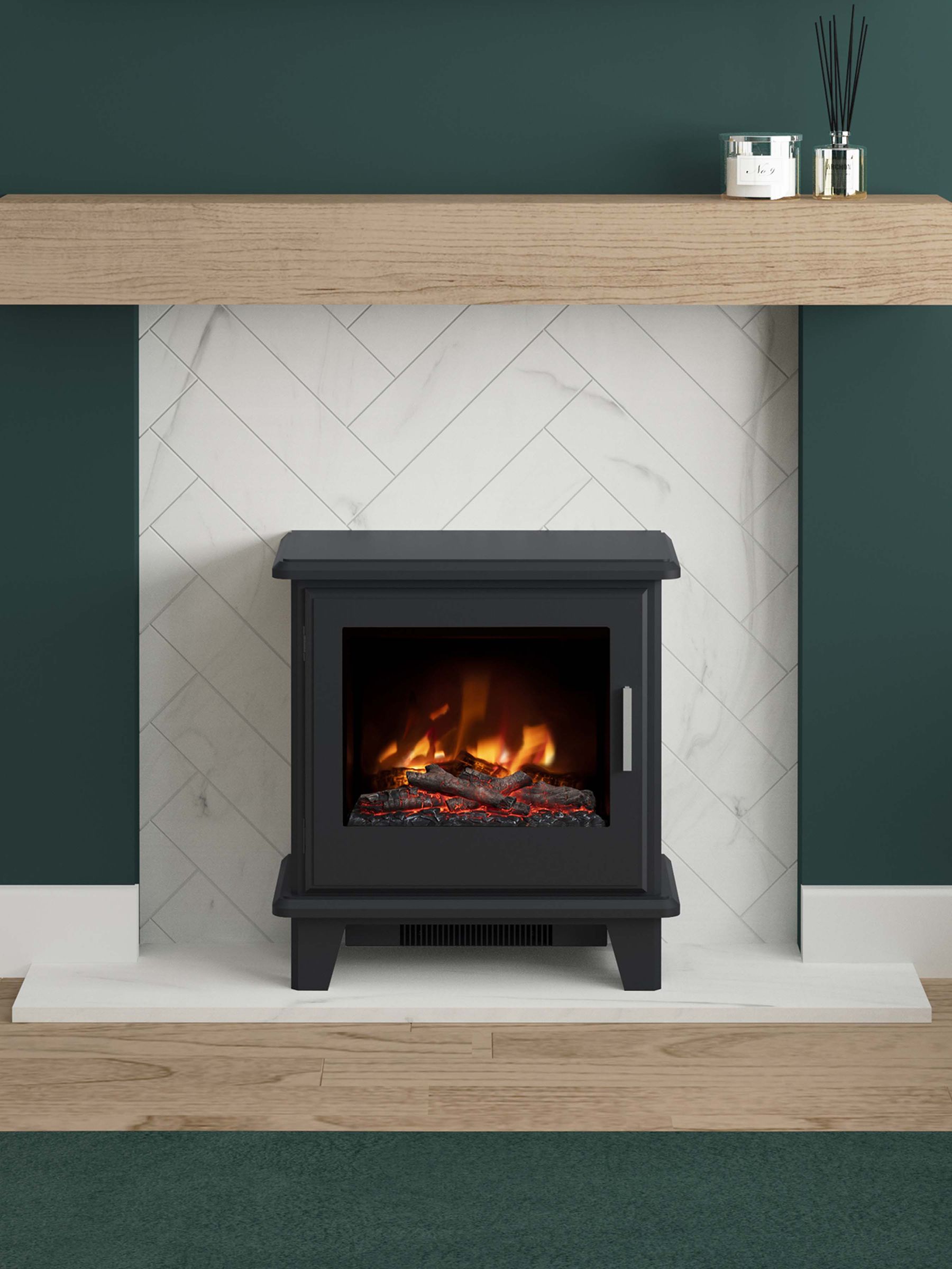 Buy Be Modern Black Southgate Freestanding Electric Stove from the Next ...