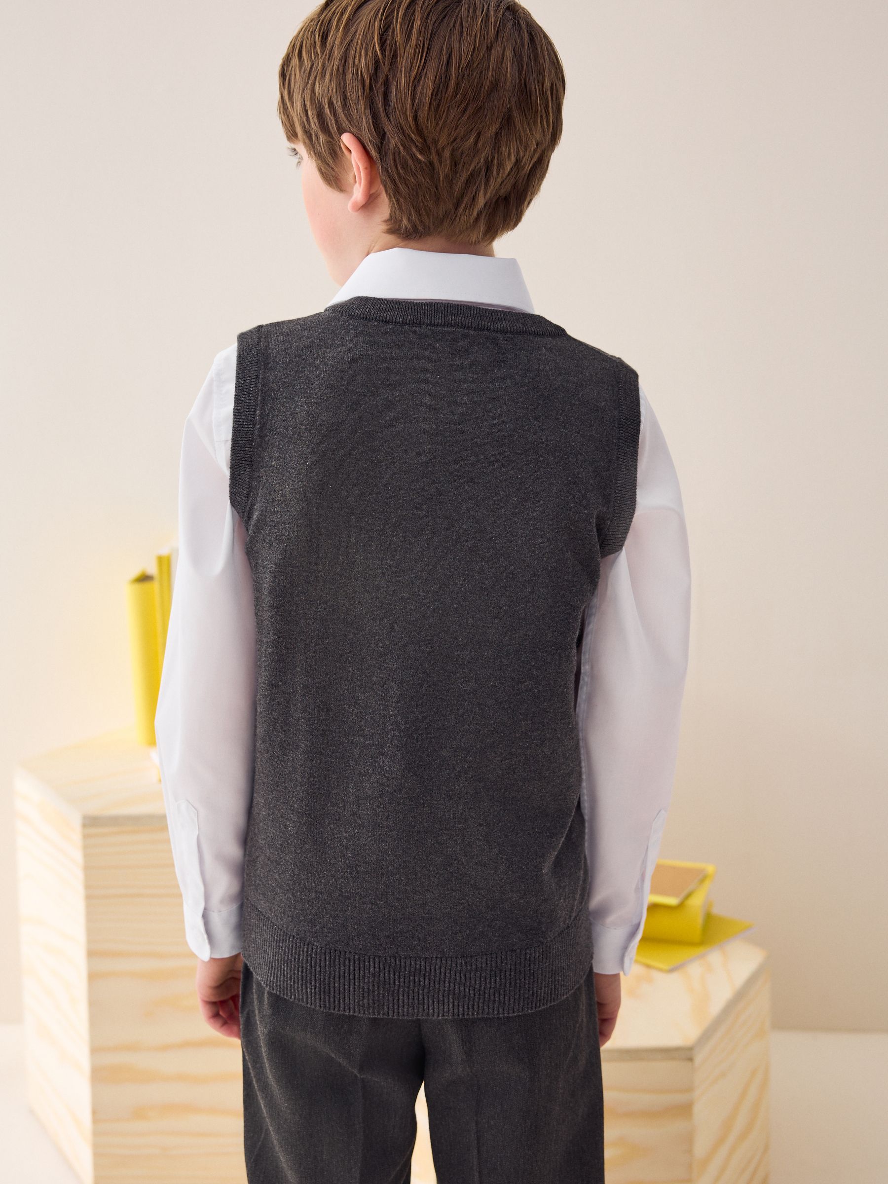 Buy Grey School Tank Top (3-16yrs) from the Next UK online shop