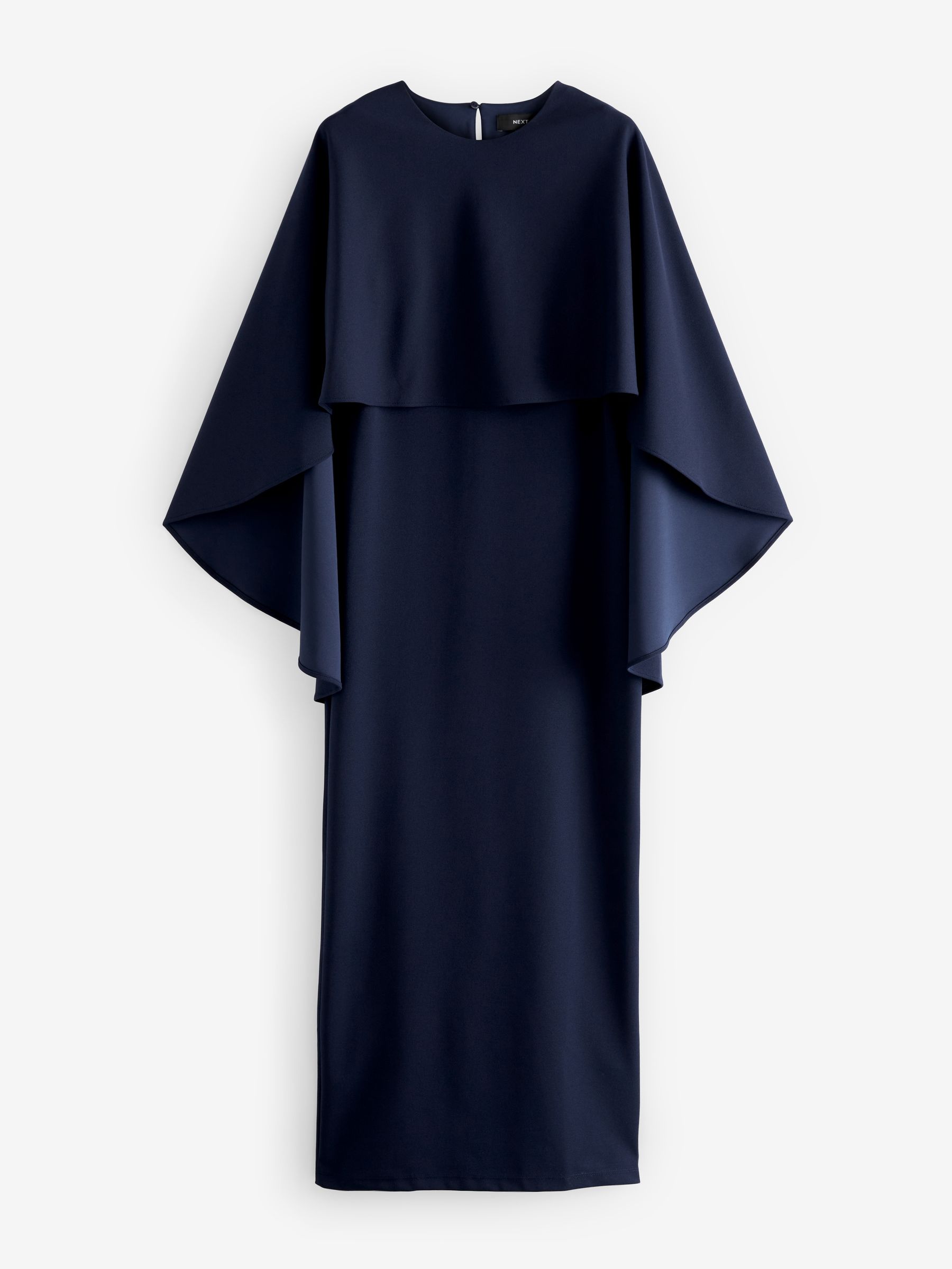 Buy Navy Blue Cape Maxi Dress from Next Australia