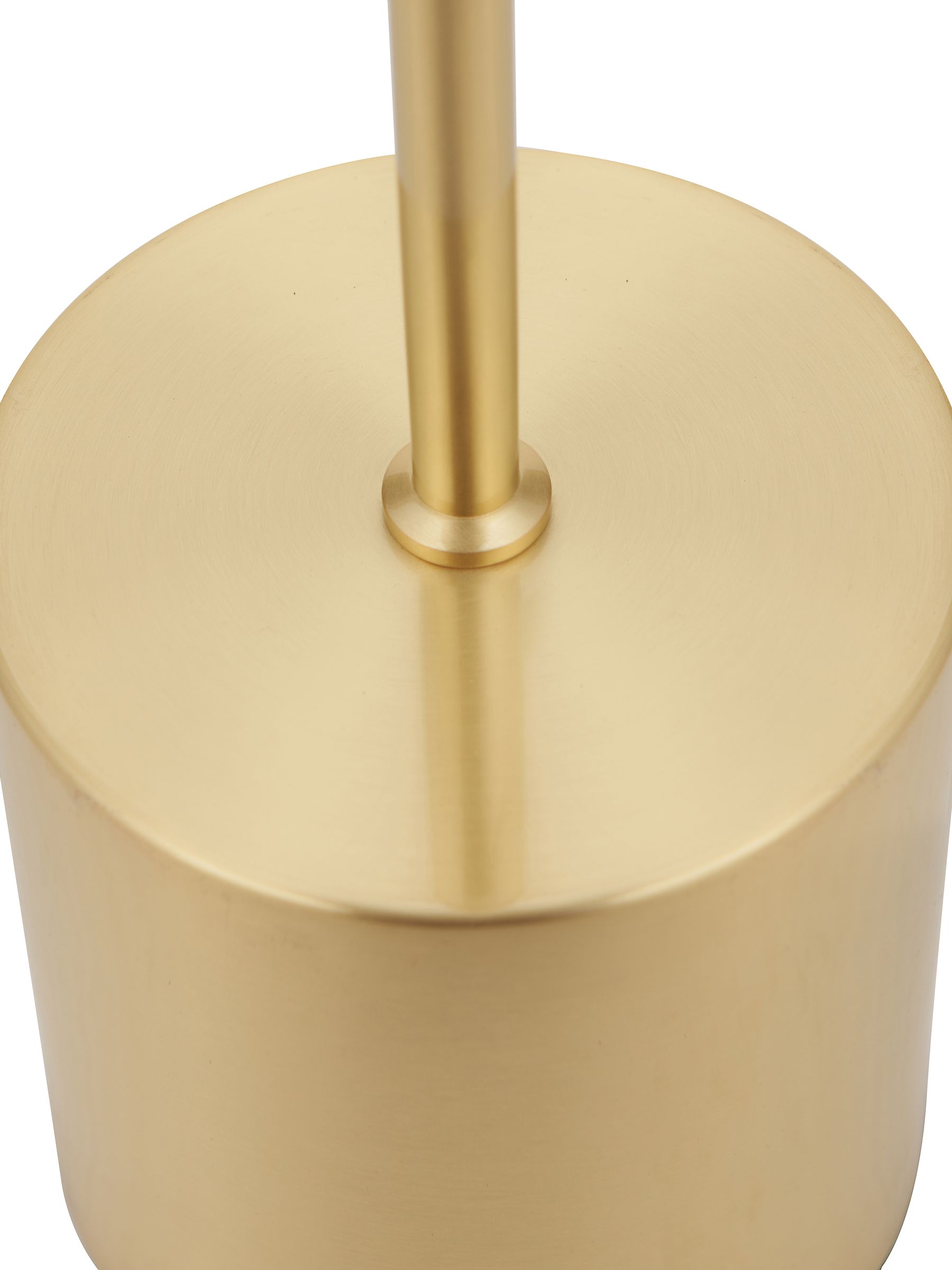 Buy Pacific White Bella Ribbed Glass and Gold Metal Table Lamp from the ...