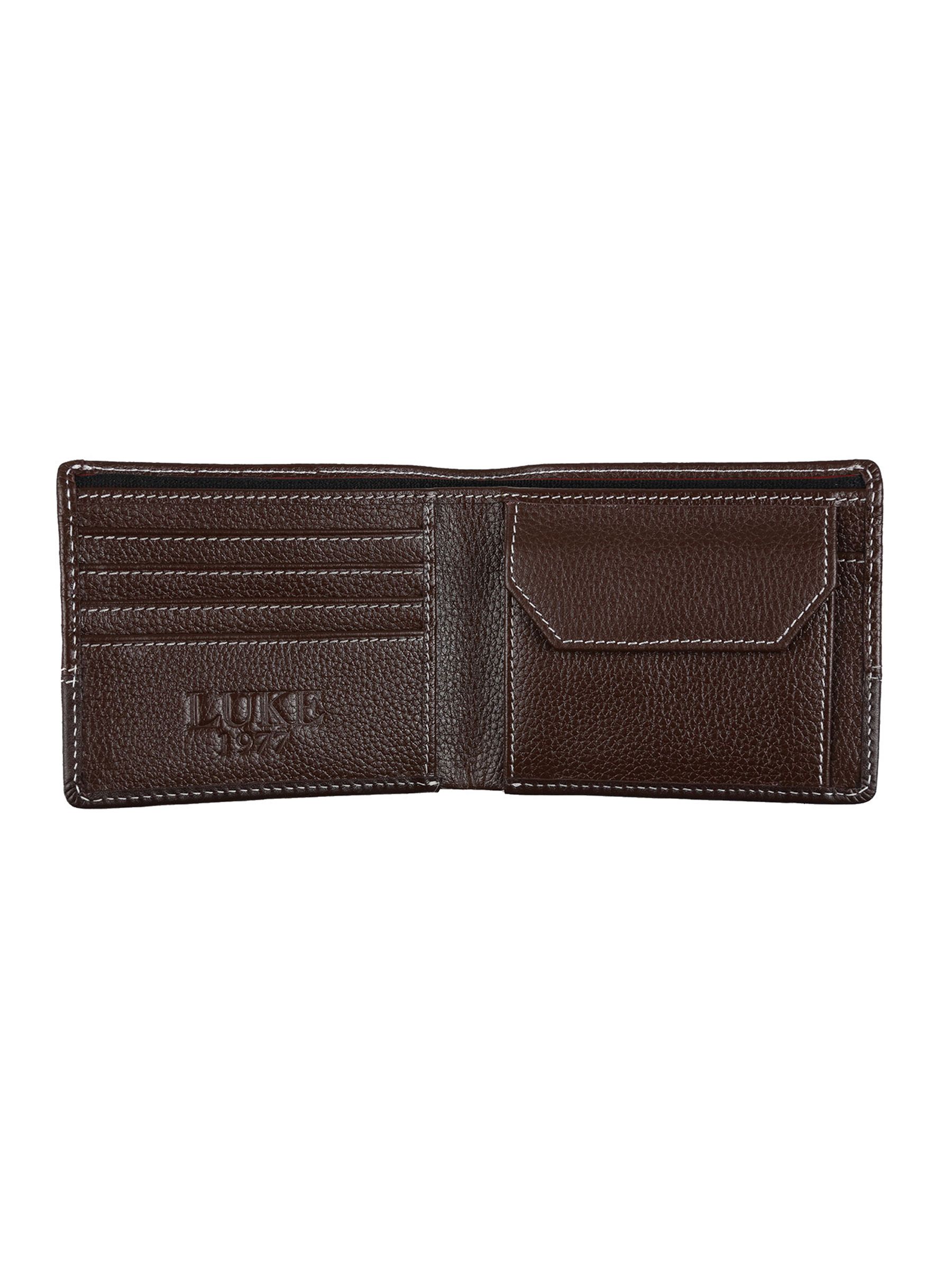Buy Luke 1977 Volcombe Leather Brown Wallet from the Next UK online shop