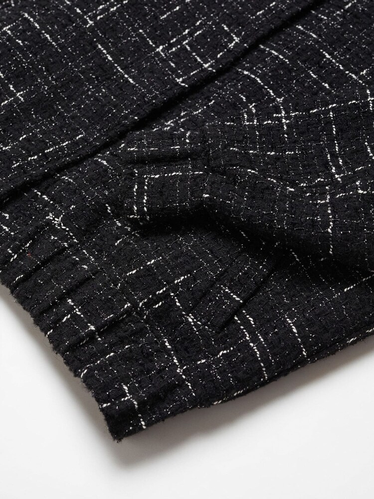 Buy Mango Black Tweed Bomber Jacket from the Next UK online shop