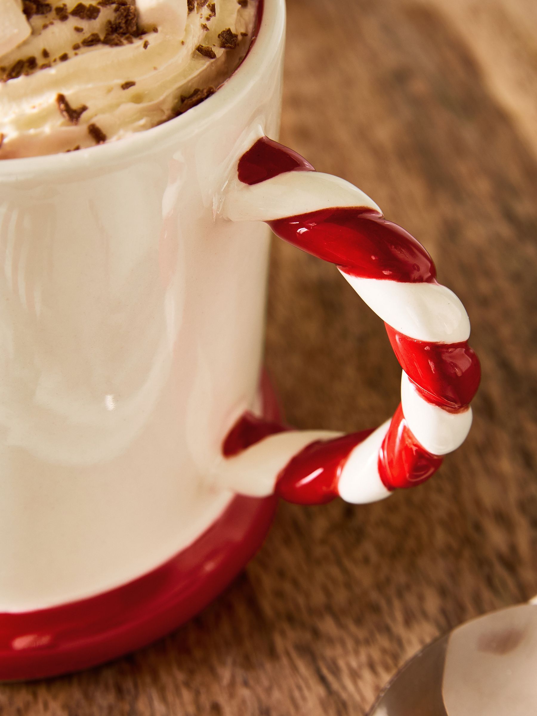Buy Red Candy Cane Heart Mug from the Next UK online shop