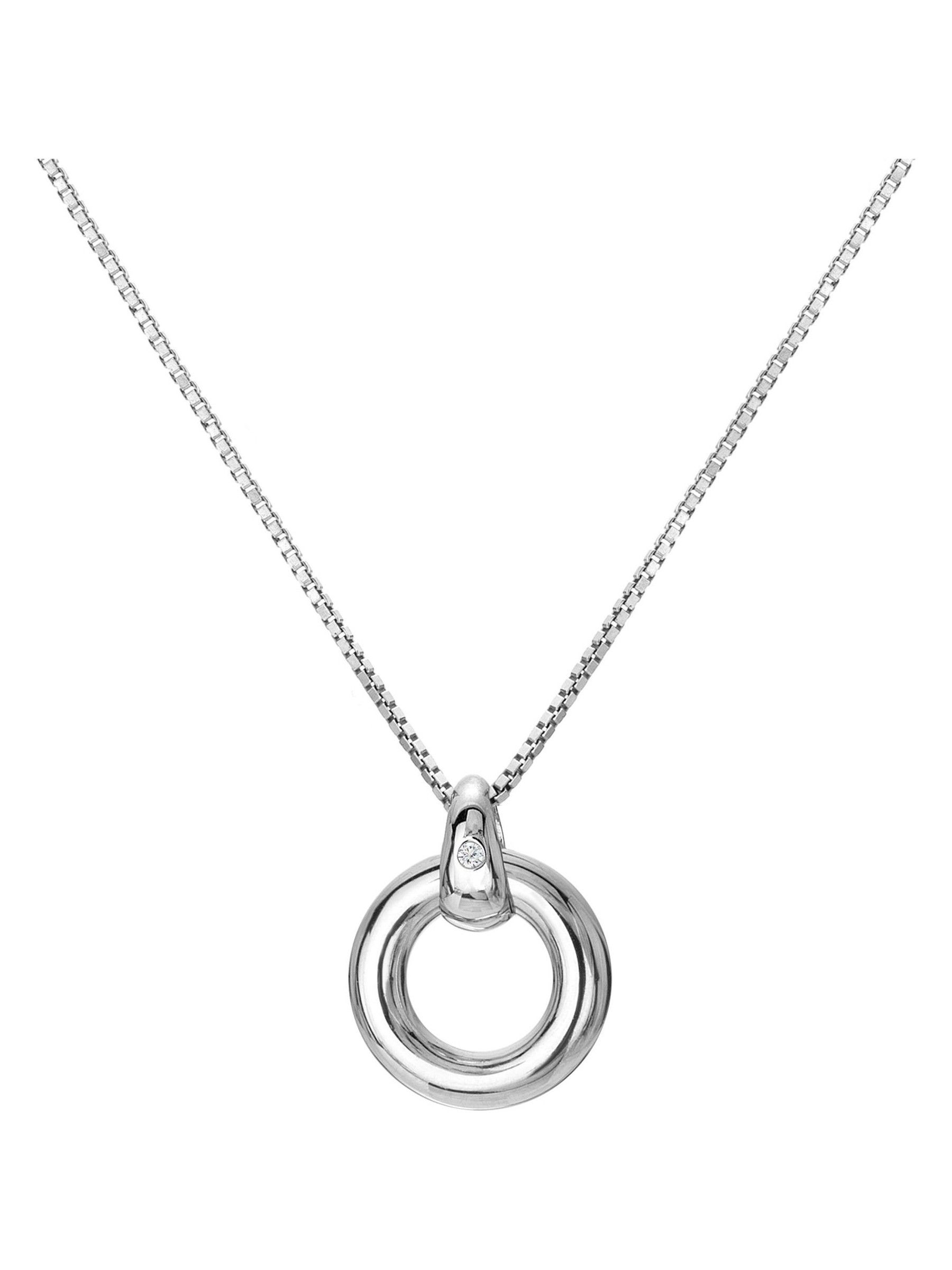 Buy Hot Diamonds Silver Tone Forever Circle Pendant from the Next UK ...