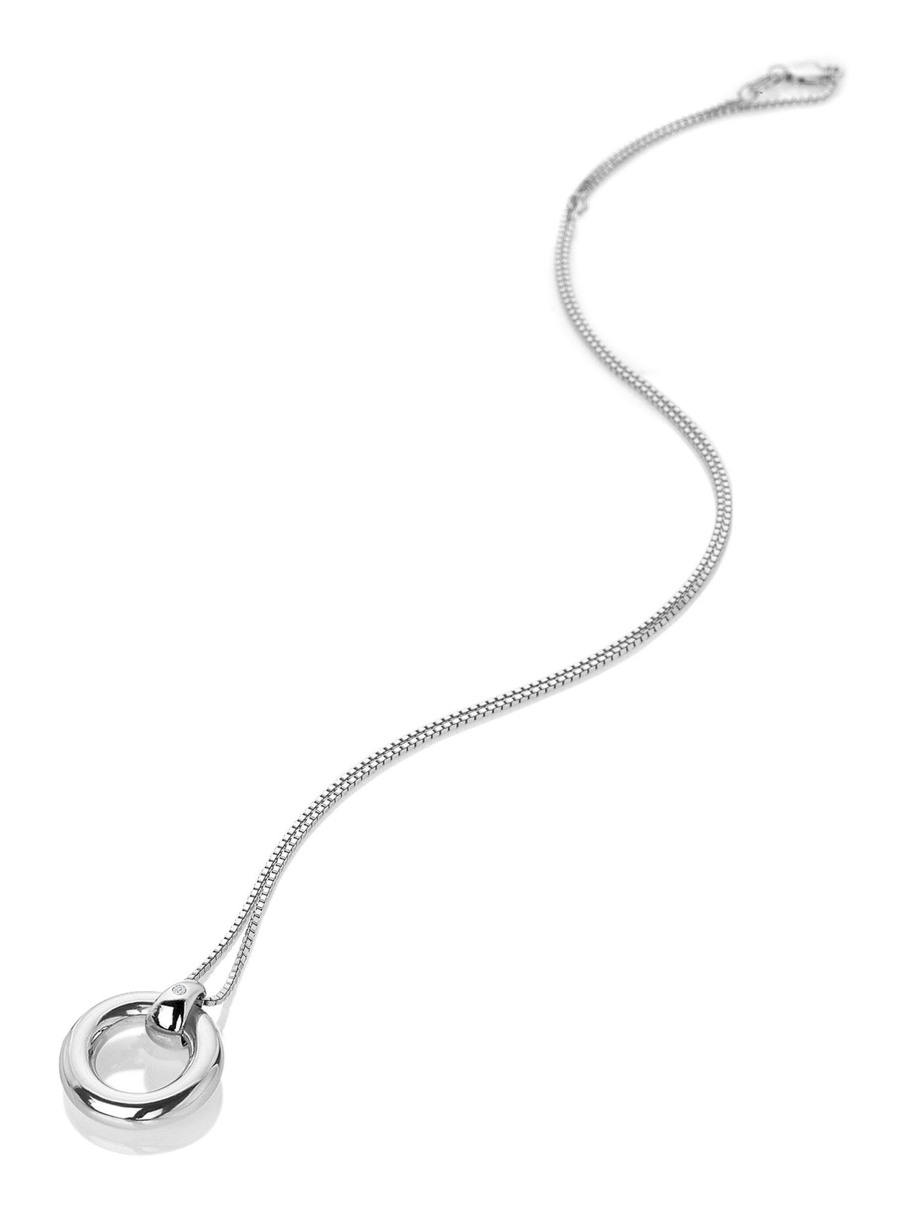 Buy Hot Diamonds Silver Tone Forever Circle Pendant from the Next UK ...