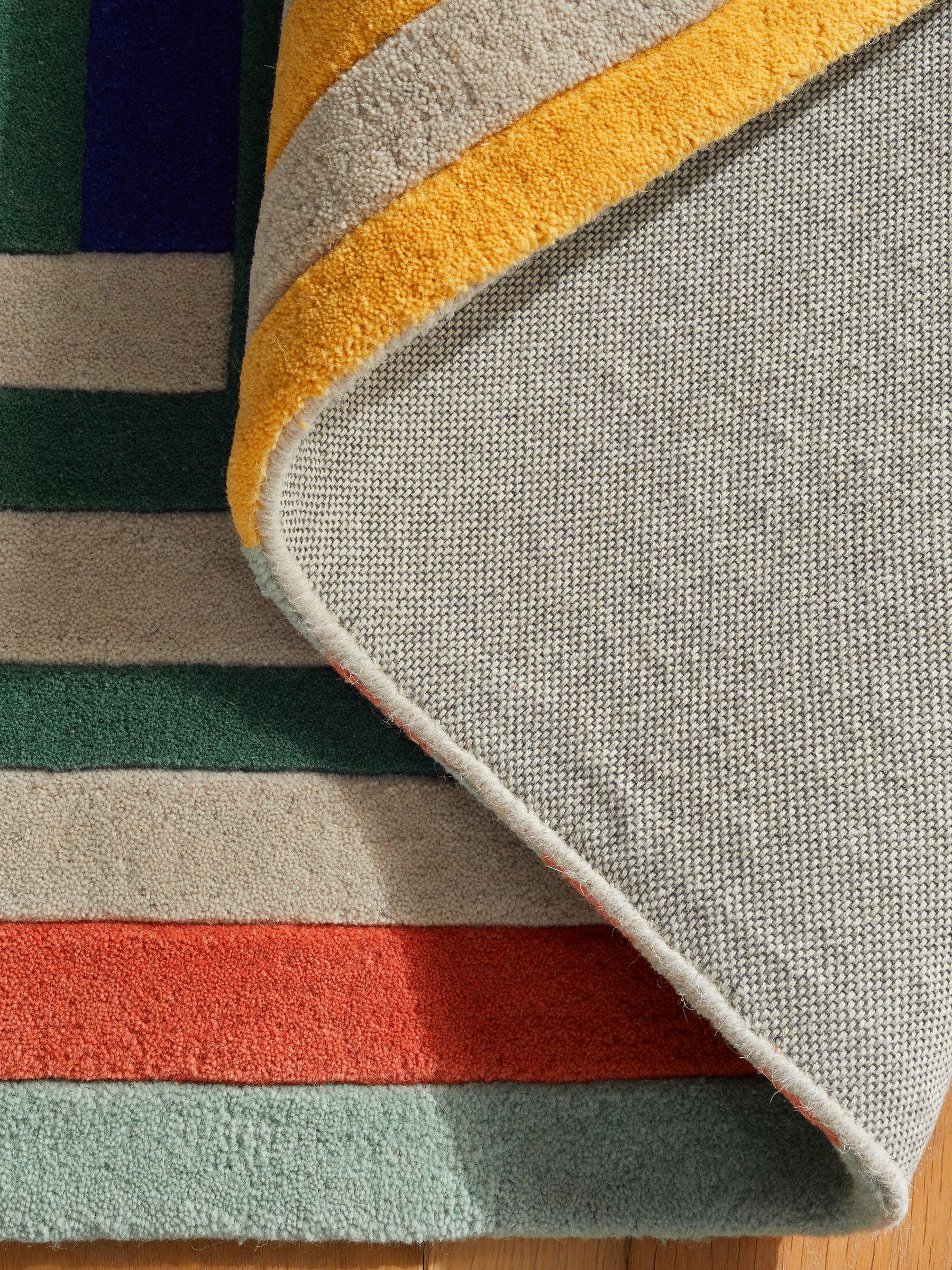 Buy Multi Paulo Geometric Stripe Rug from Next Ireland