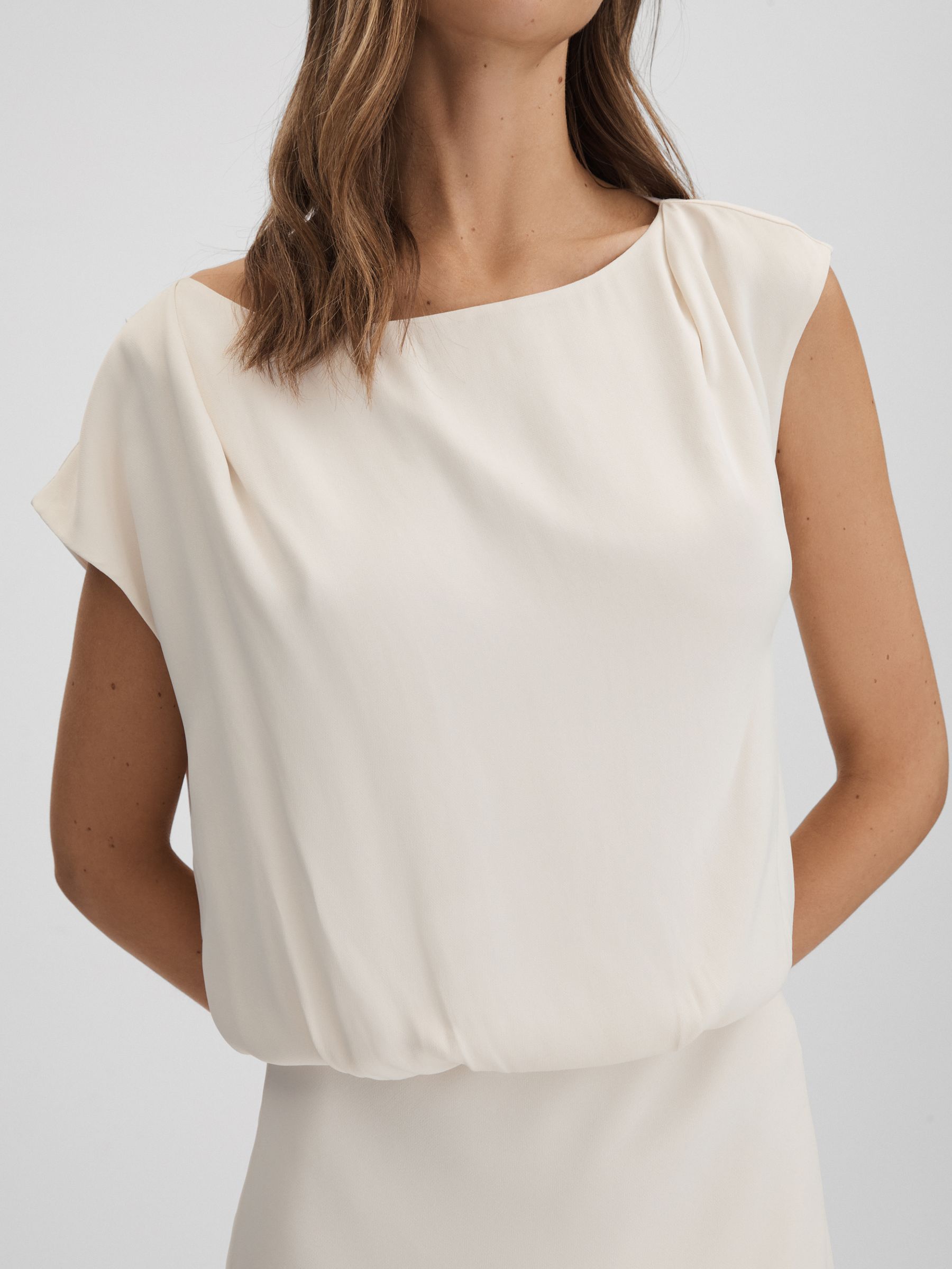 Buy Reiss Ivory Rupa Draped Maxi Dress from the Next UK online shop