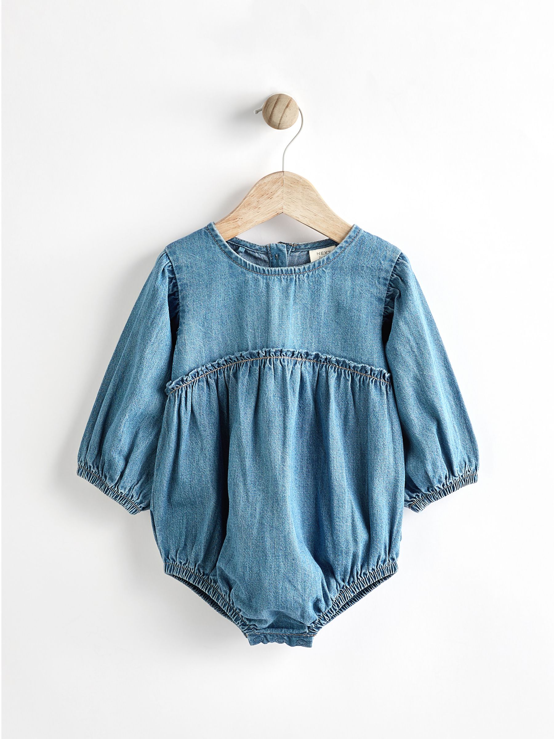Buy Denim Baby Bloomer Romper with Tights Set (0mths-3yrs) from the ...