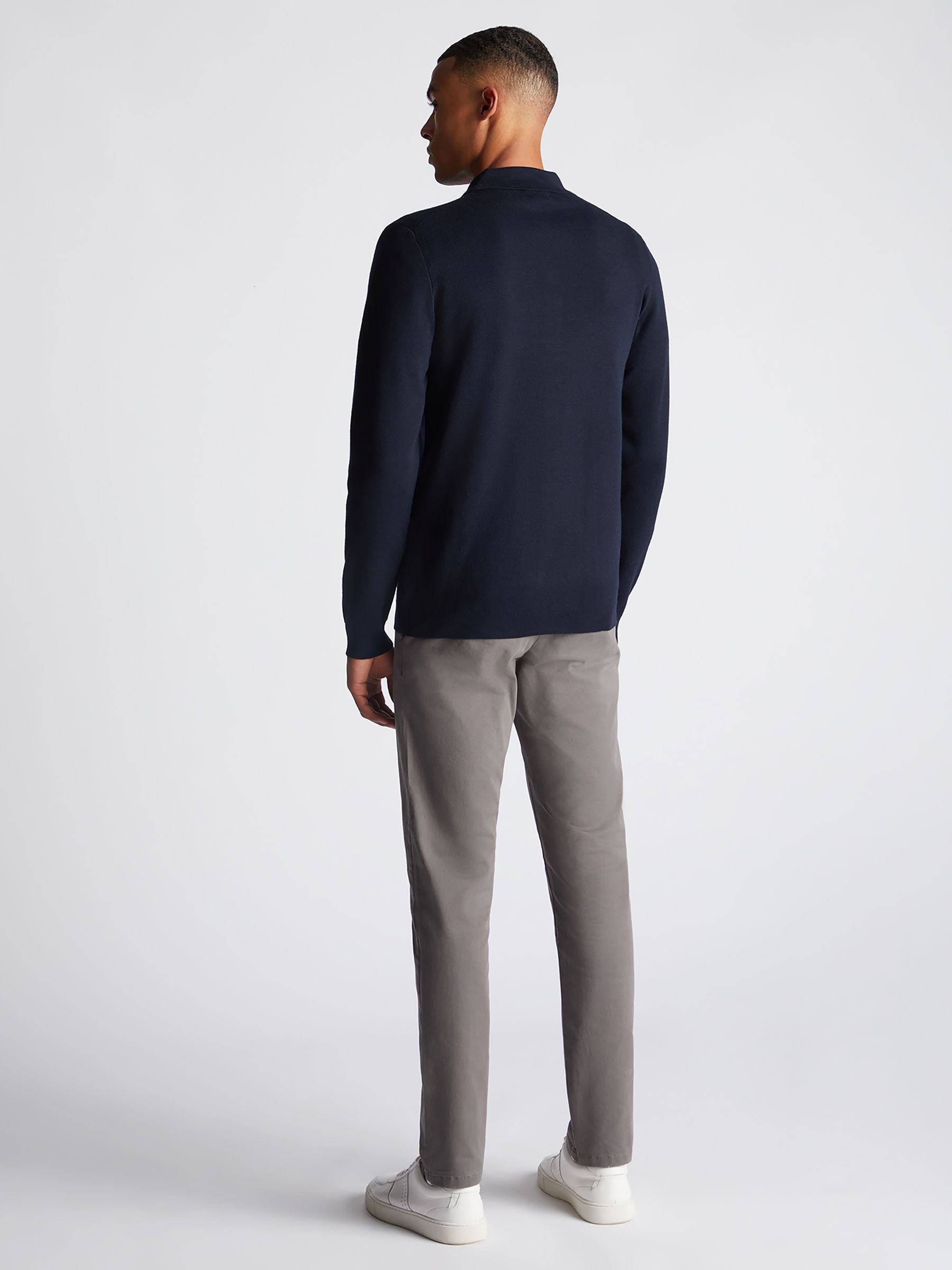 Buy Remus Uomo Blue Slim Fit Long Sleeve Cardigan from the Next UK ...