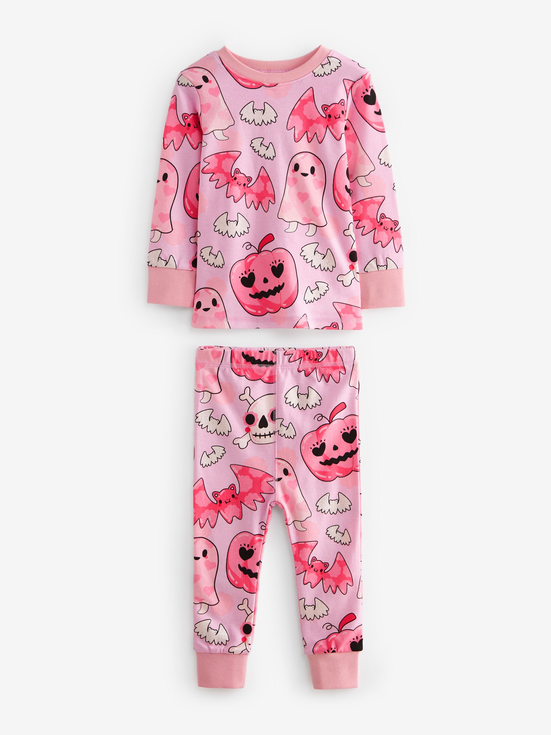 Buy Pink Ghost Halloween Snuggle Pyjamas (9mths-12yrs) from the Next UK ...