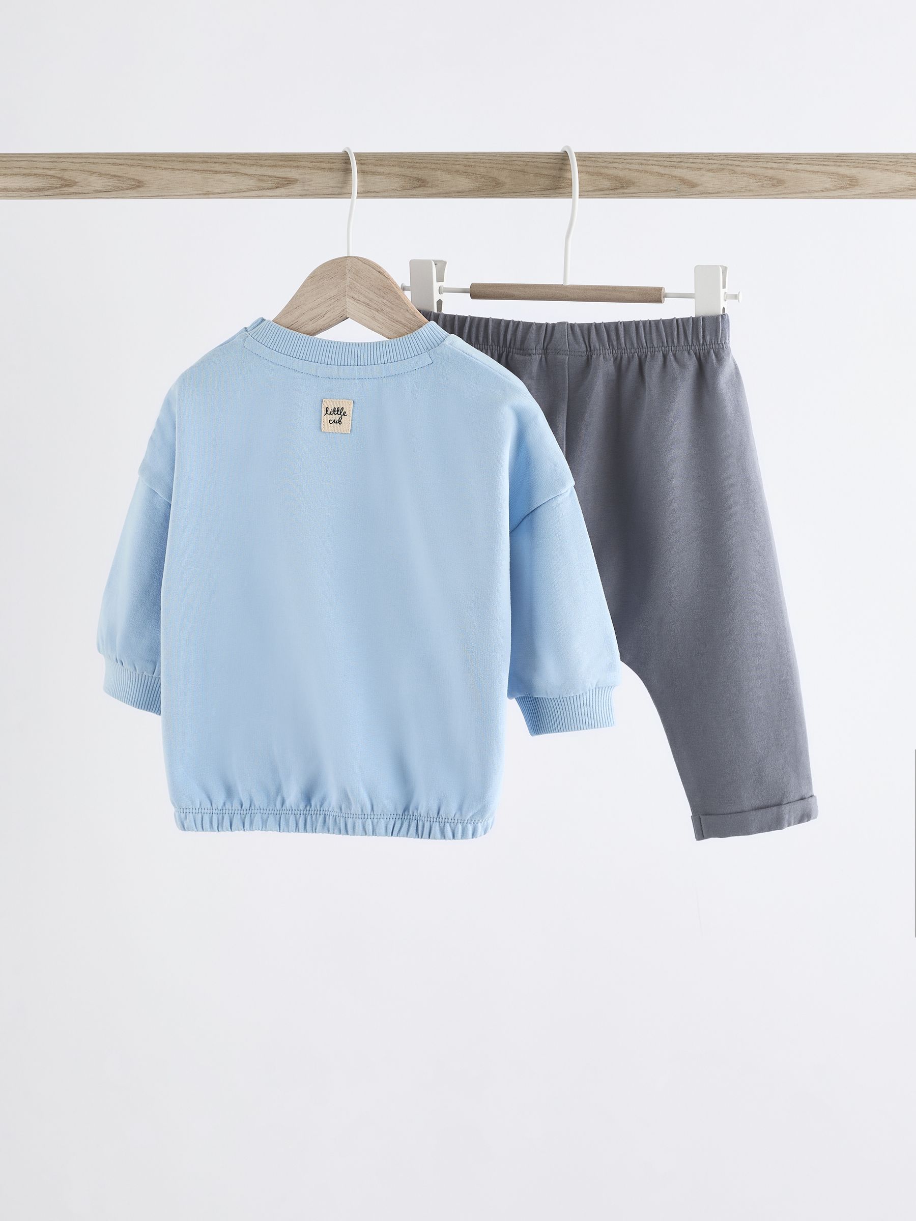 Buy Blue Bear Baby Sweatshirt And Leggings Set 2 Piece from Next Australia