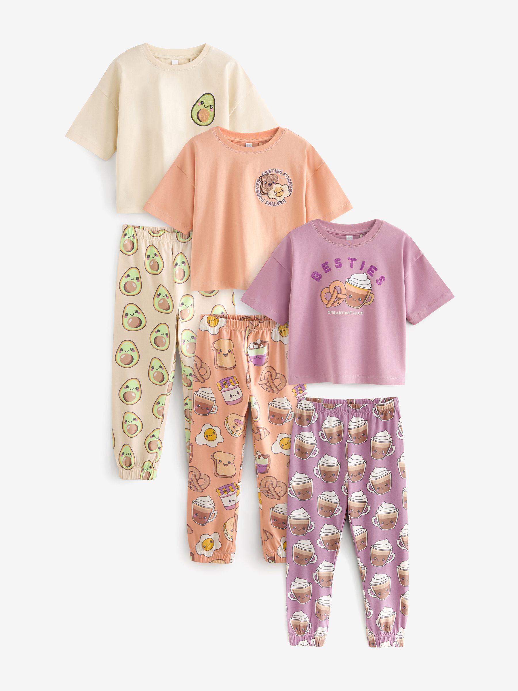 Buy Pastel Jogger Pyjamas 3 Pack (3-16yrs) from the Next UK online shop
