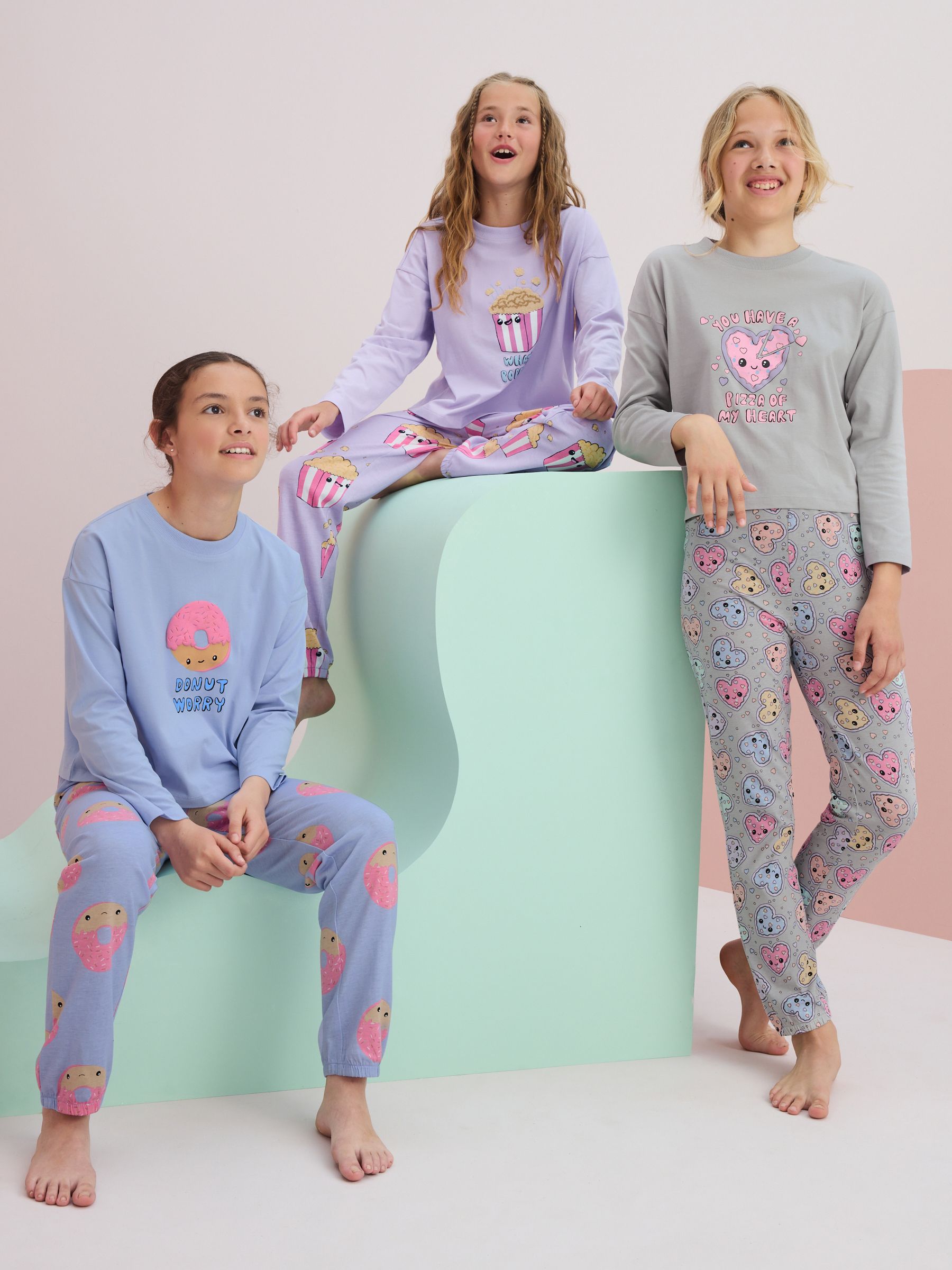Buy Grey/Blue Jogger Pyjamas 3 Pack (3-16yrs) from the Next UK online shop