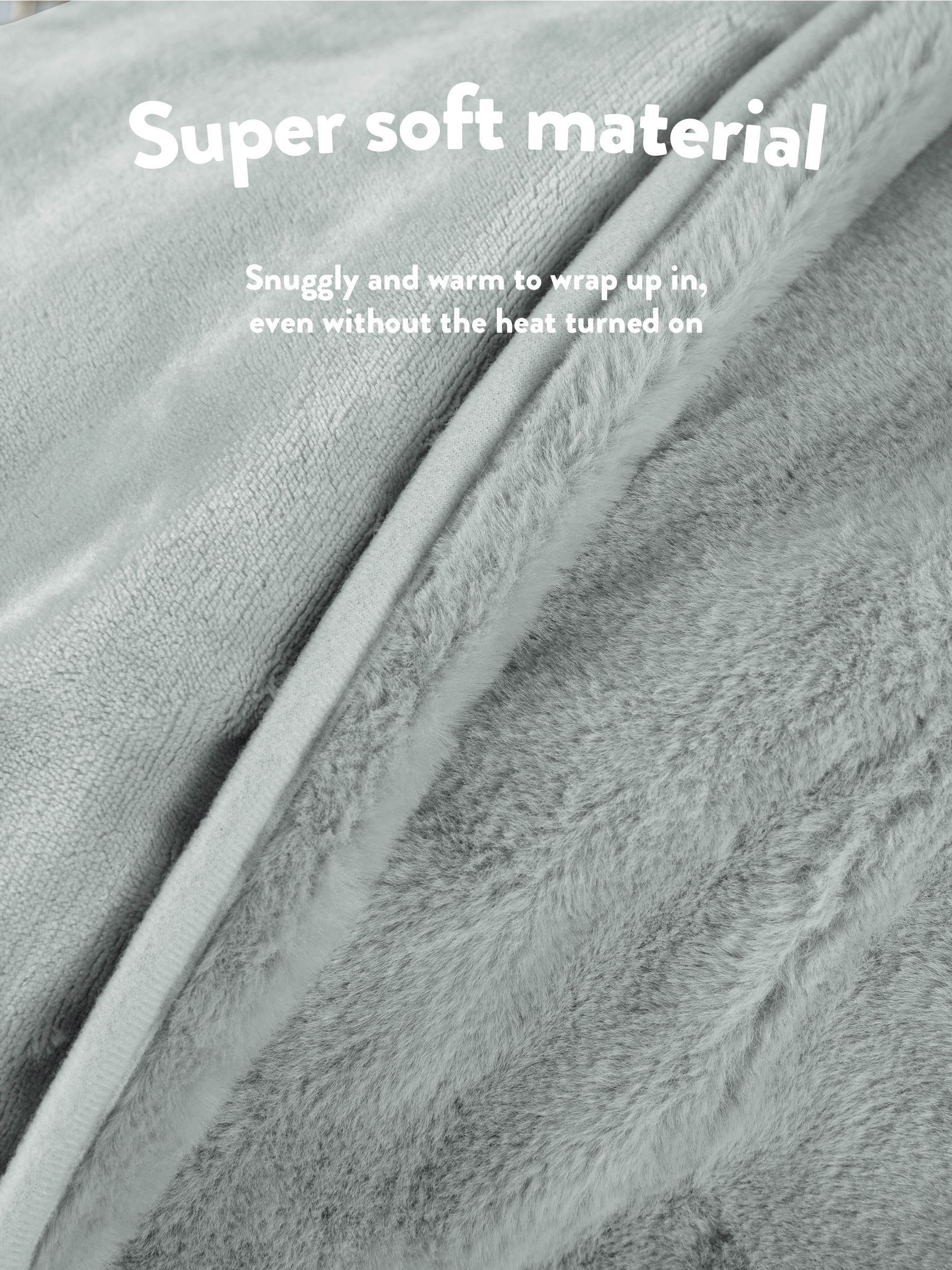 Buy Slumberdown Green Elegantly Warm Luxury Heated Throw from the Next ...