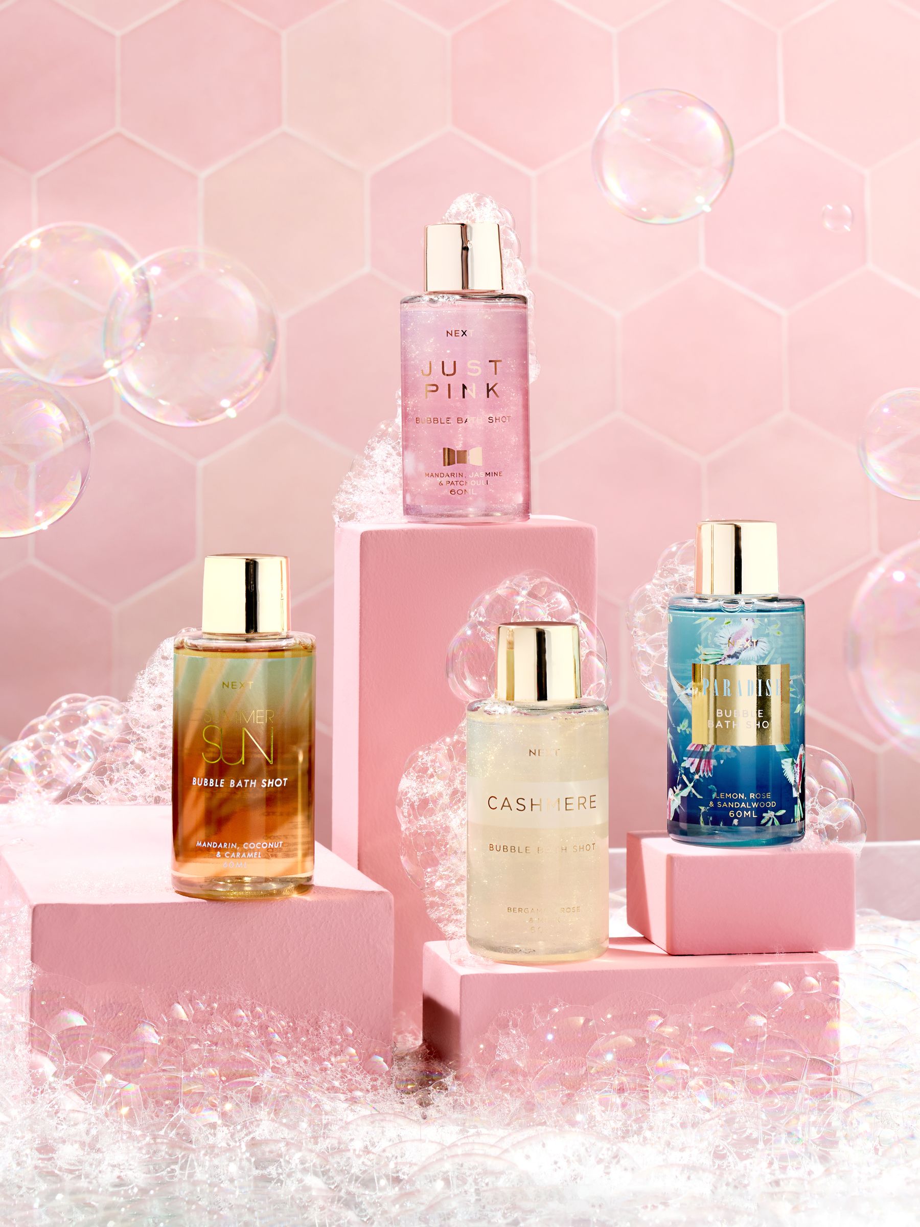 Buy Set of 4 Mini Bubble Bath Shots Gift Set from the Next UK online shop