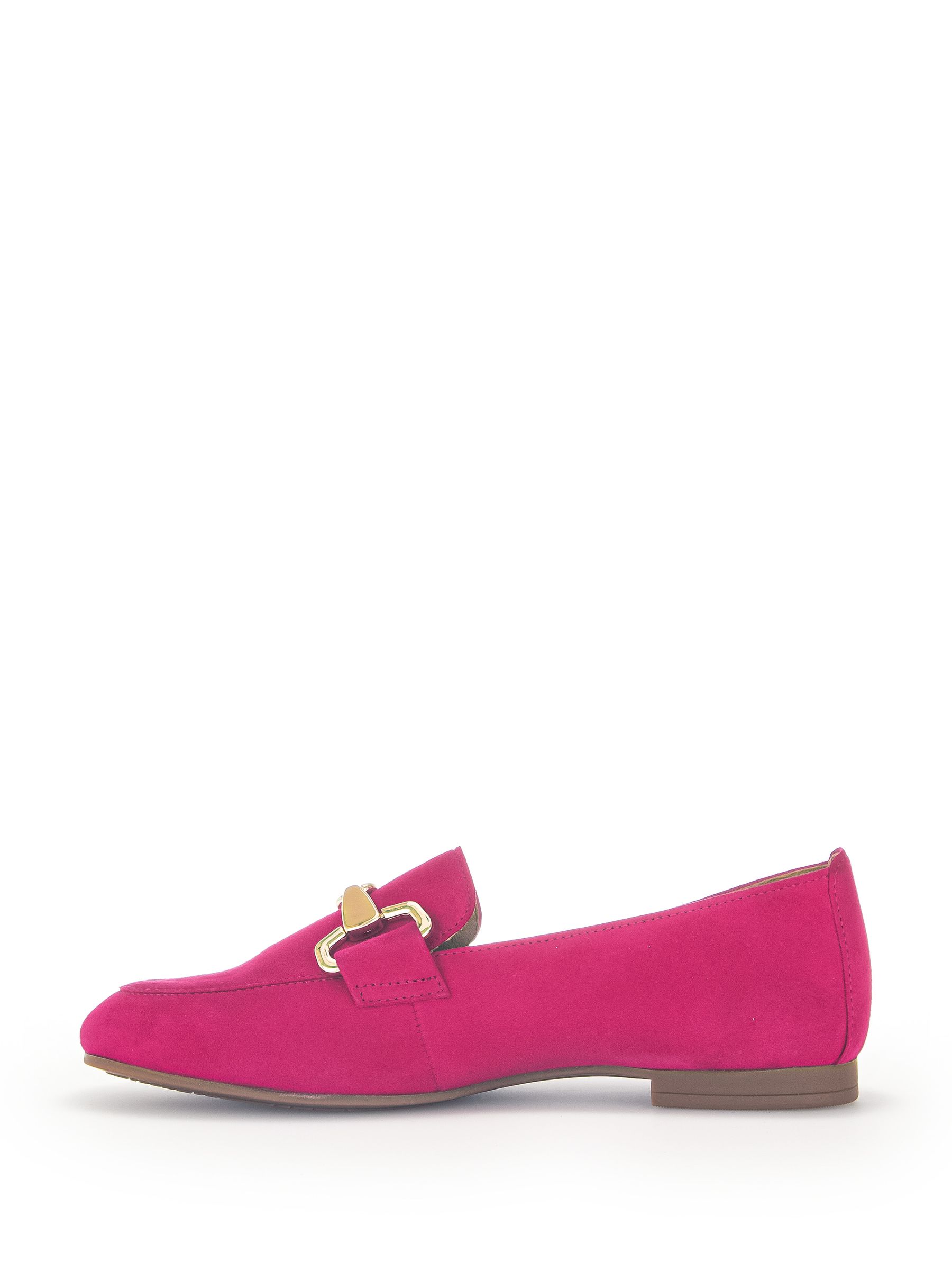 Buy Gabor Pink Suede Jangle Leather Loafer Shoes from the Next UK ...