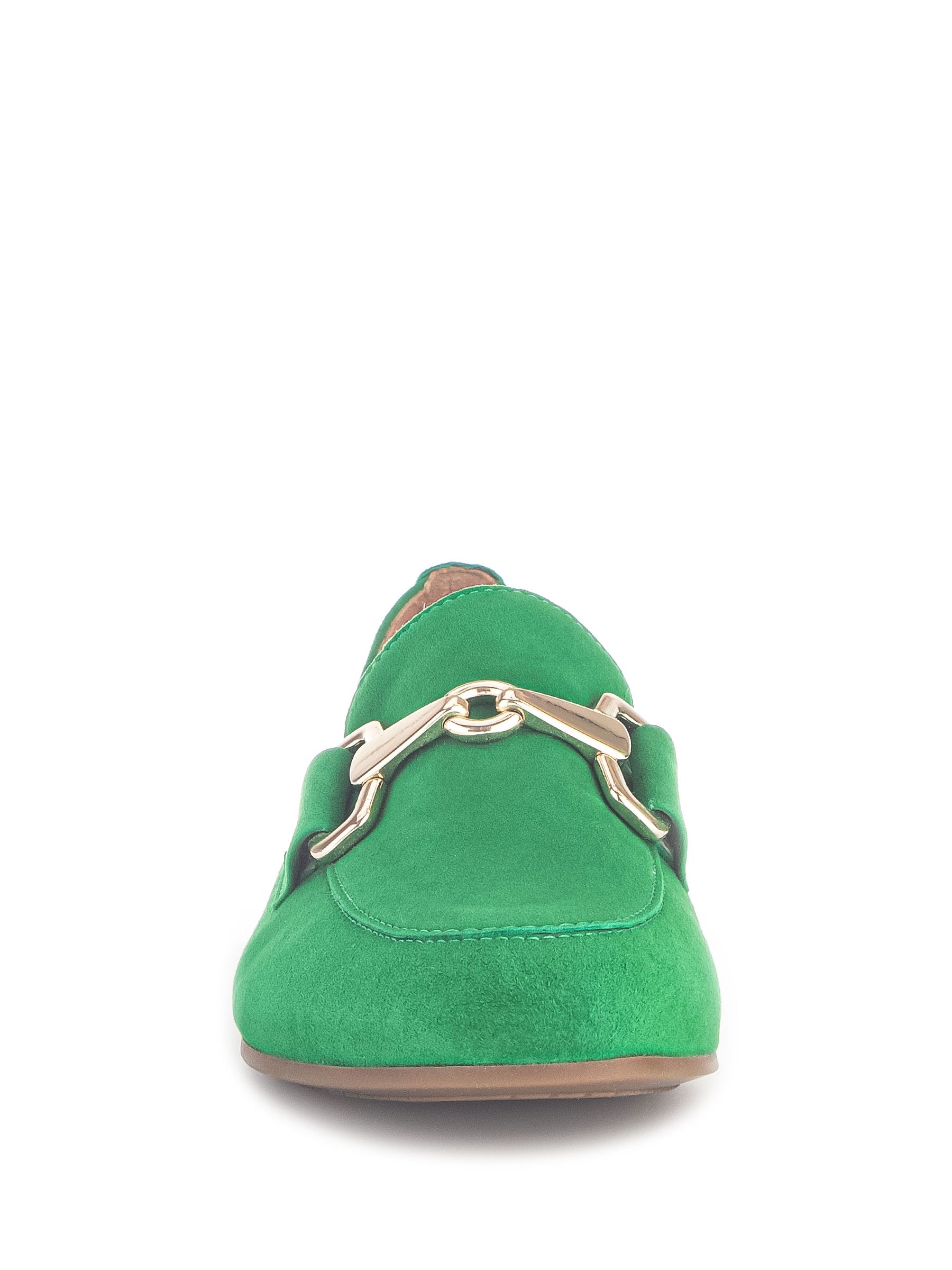 Buy Gabor Green Suede Jangle Leather Loafer Shoes from the Next UK ...