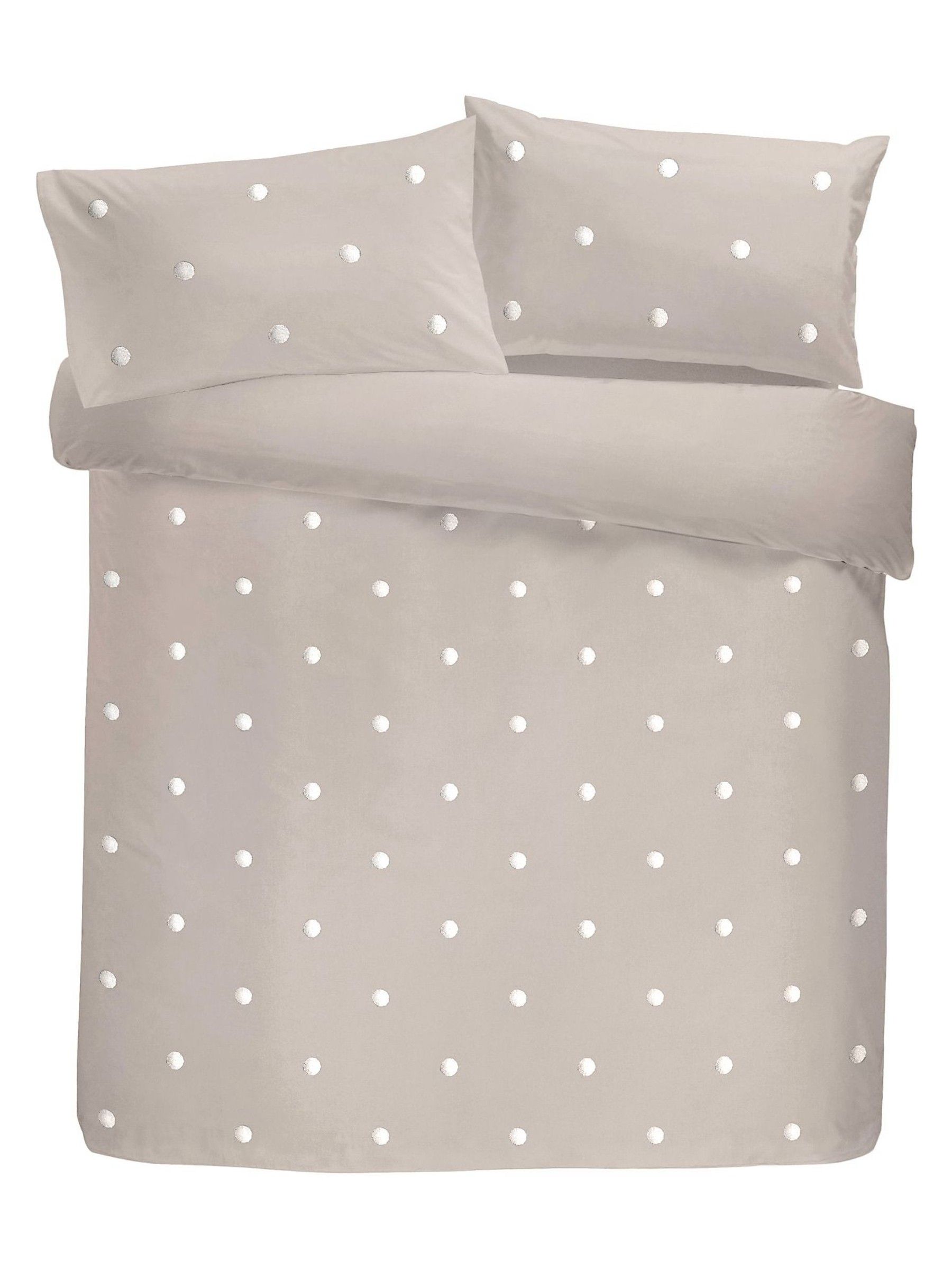 Buy Appletree Natural Dot Garden 100% Pure Cotton Duvet Cover and ...