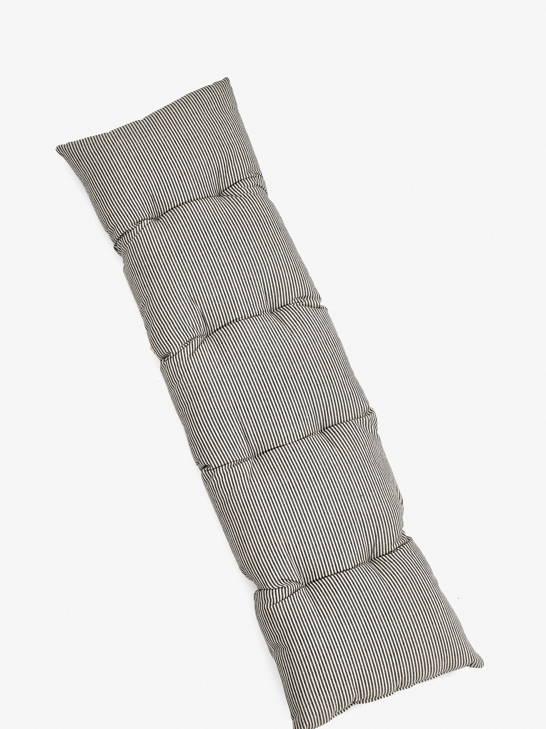 Buy Charcoal Grey Bronx Stripe Bench Dining Bench and Seat Cushions ...