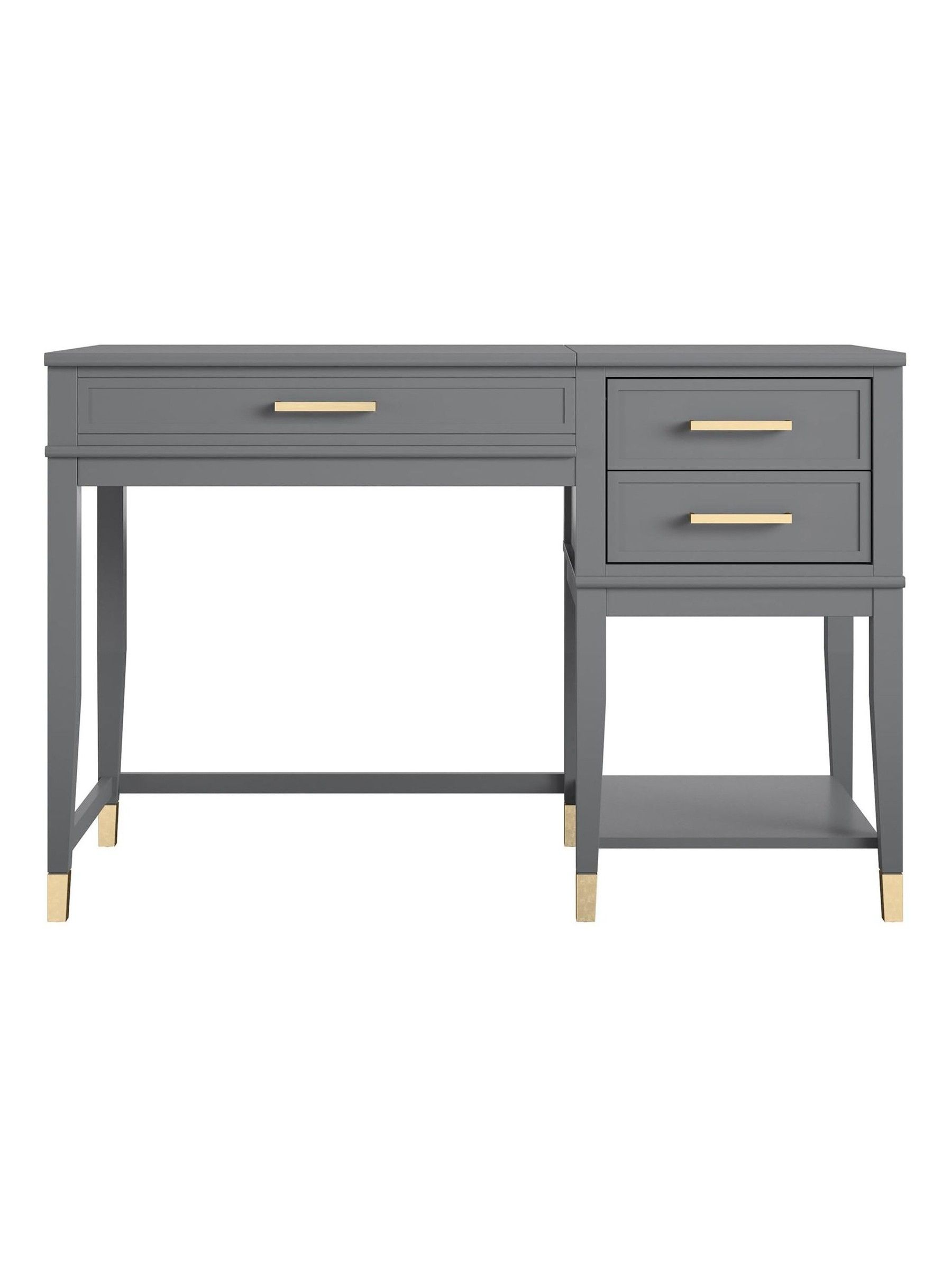 Buy CosmoLiving Graphite Grey Westerleigh Lift Top Computer Desk from ...