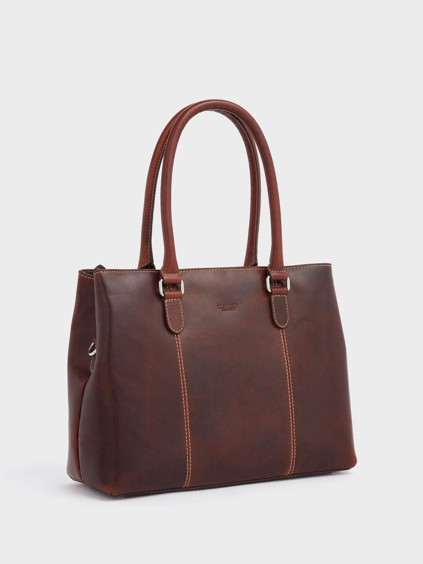 Buy Osprey London Saddle Leather Madden Shoulder Bag from Next Ireland