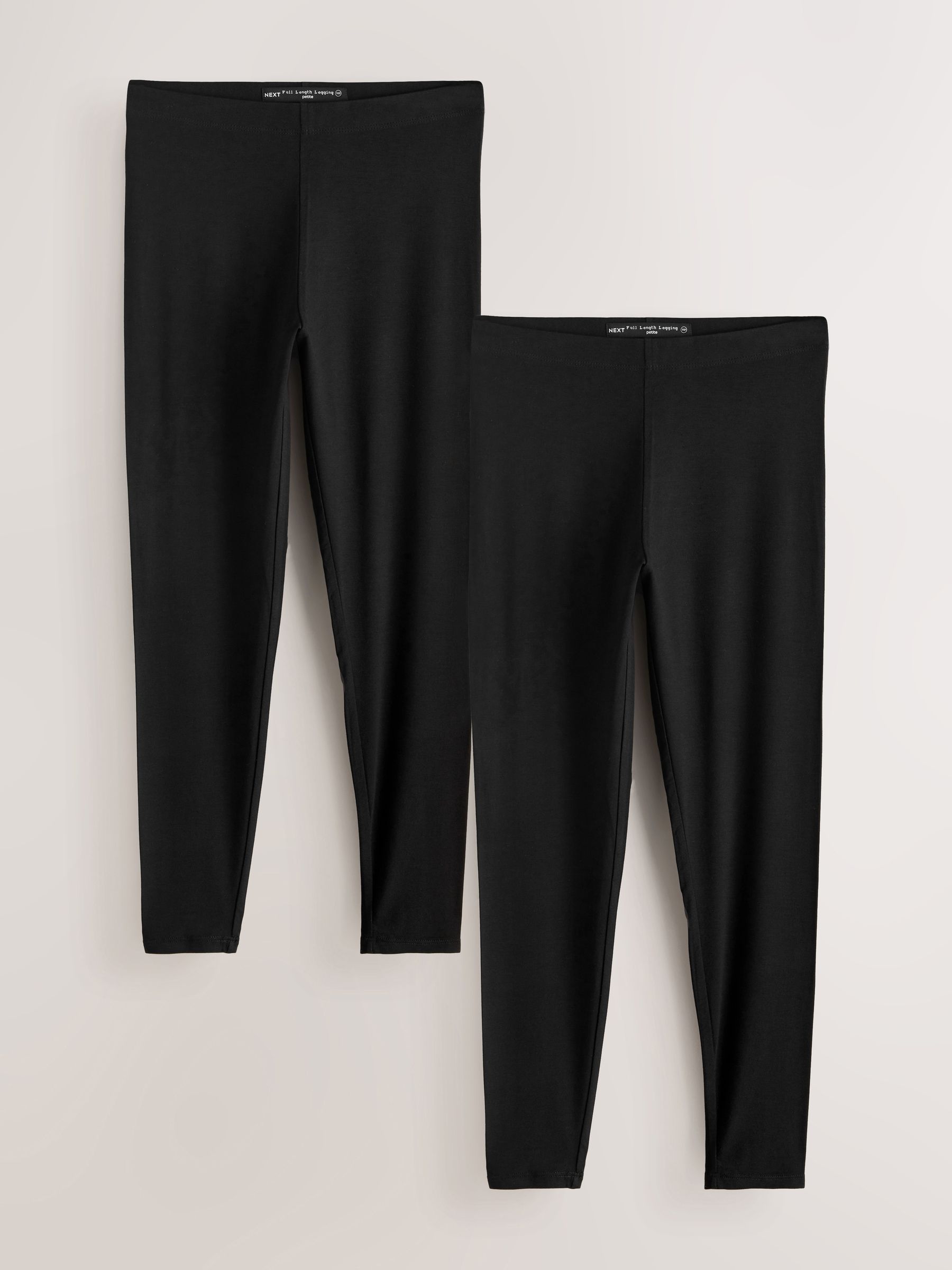 Buy Black Full Length Leggings 2 Pack from the Next UK online shop