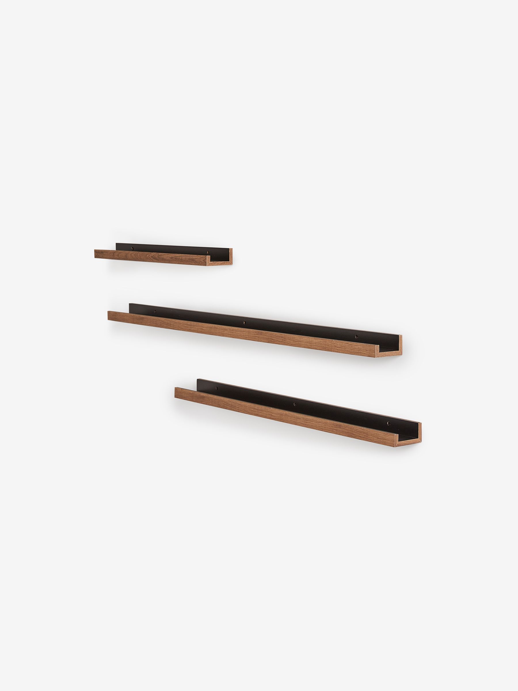 Buy Black Bronx Picture Ledge Wall Shelf from Next Ireland