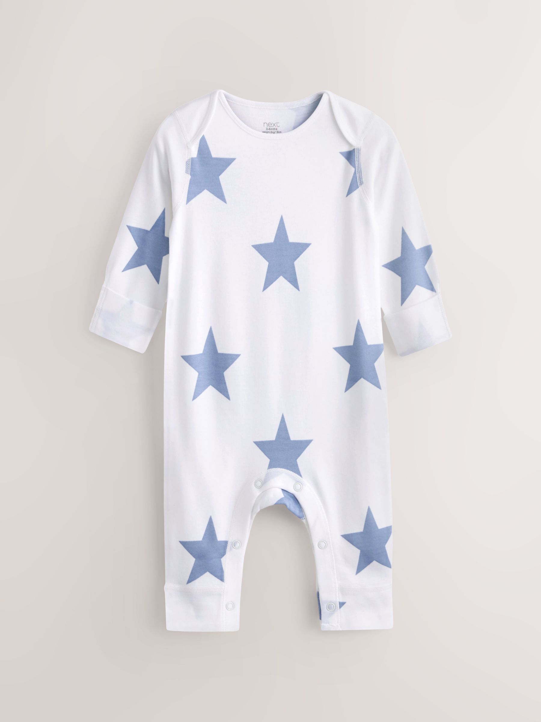 Buy Blue Star Baby Kind To Skin Sleepsuits 2 Pack (0-2yrs) from the ...