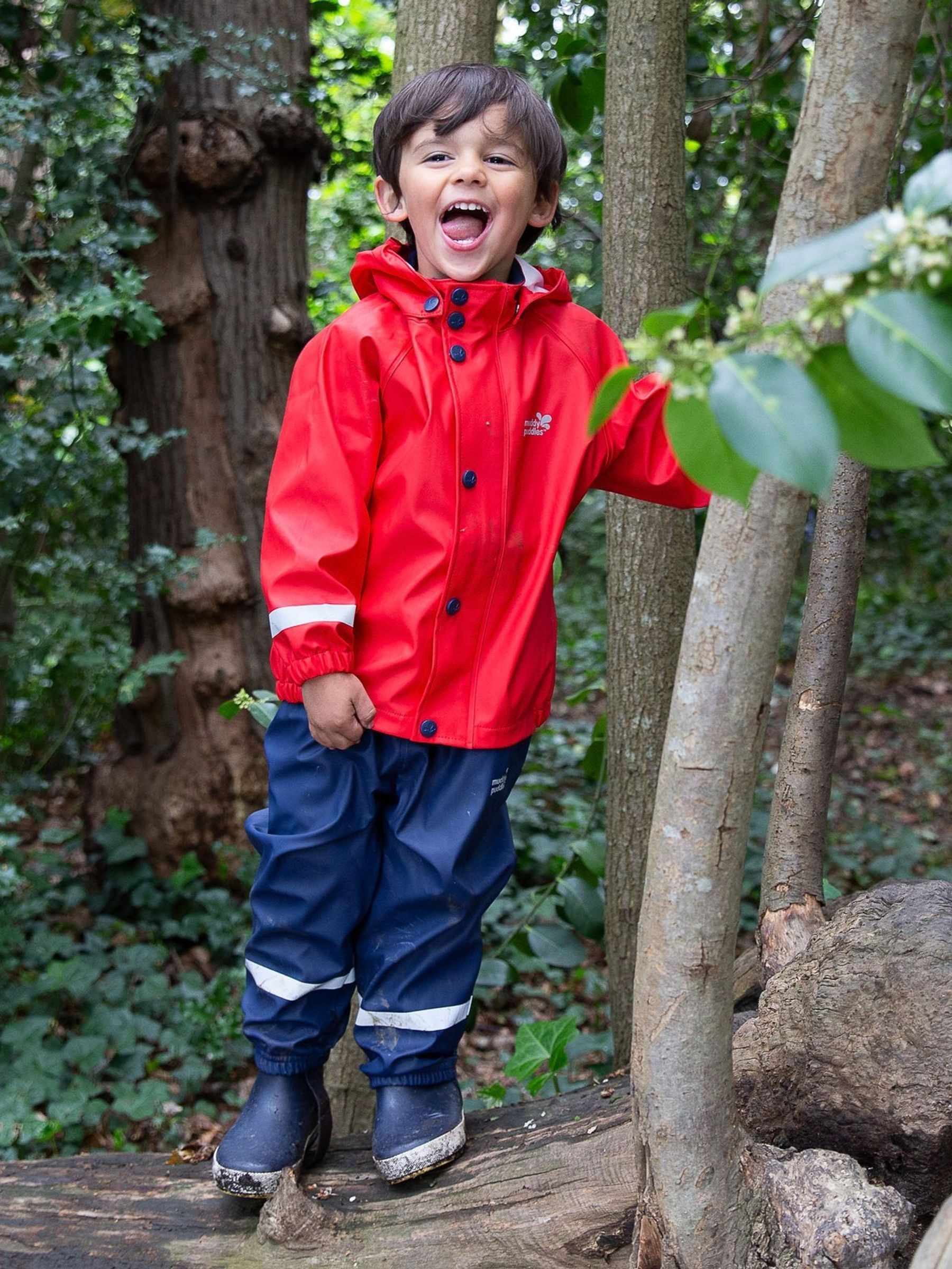 Buy Muddy Puddles Red Rainy Day Waterproof Jacket from the Next UK ...