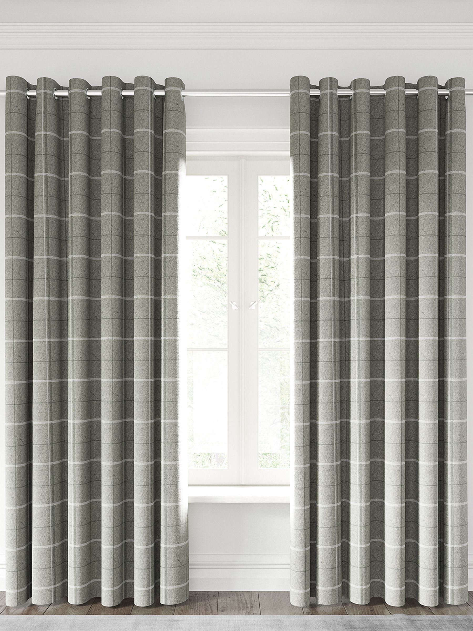 Buy Helena Springfield Silver Harper Curtains from the Next UK online shop