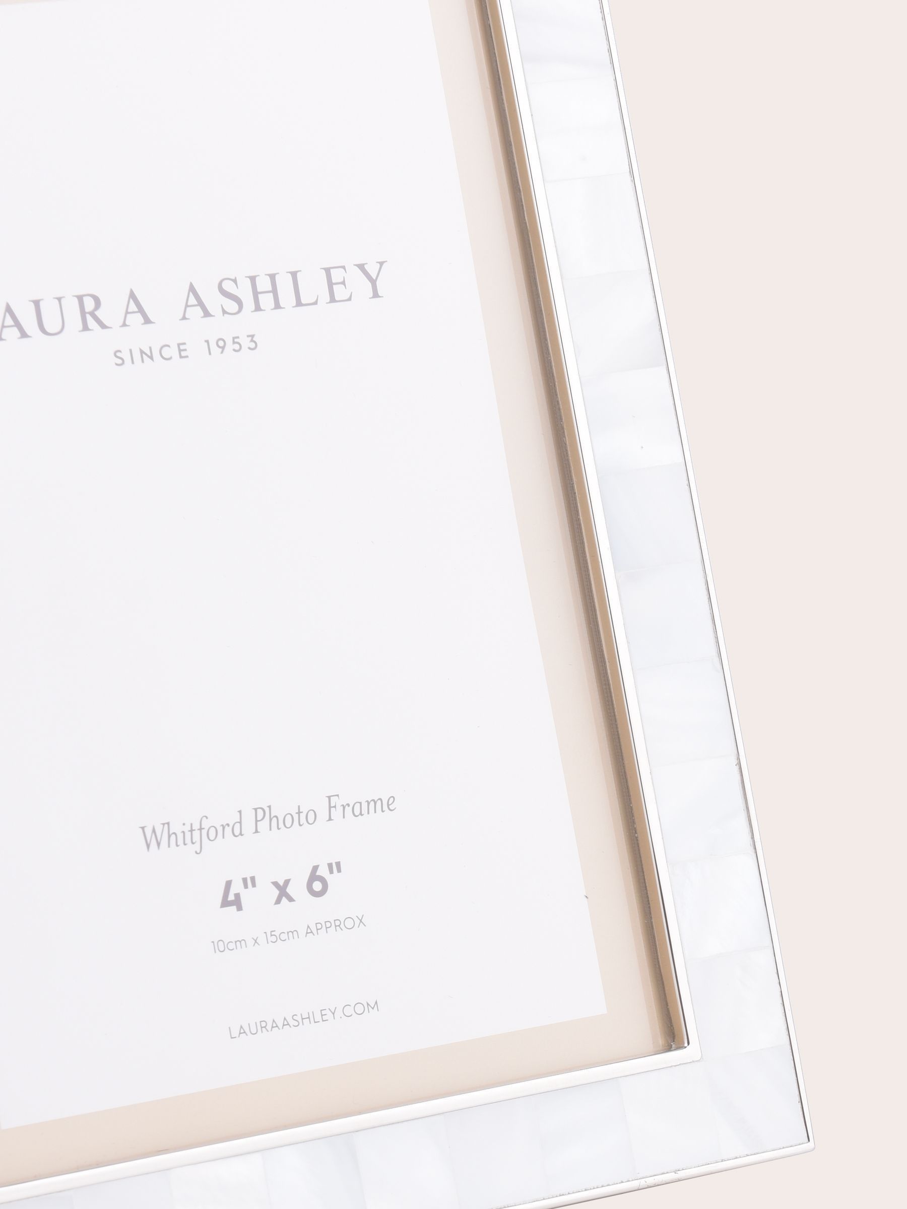Buy Laura Ashley Chrome Whitford Nickel Plated Picture Frame from the ...