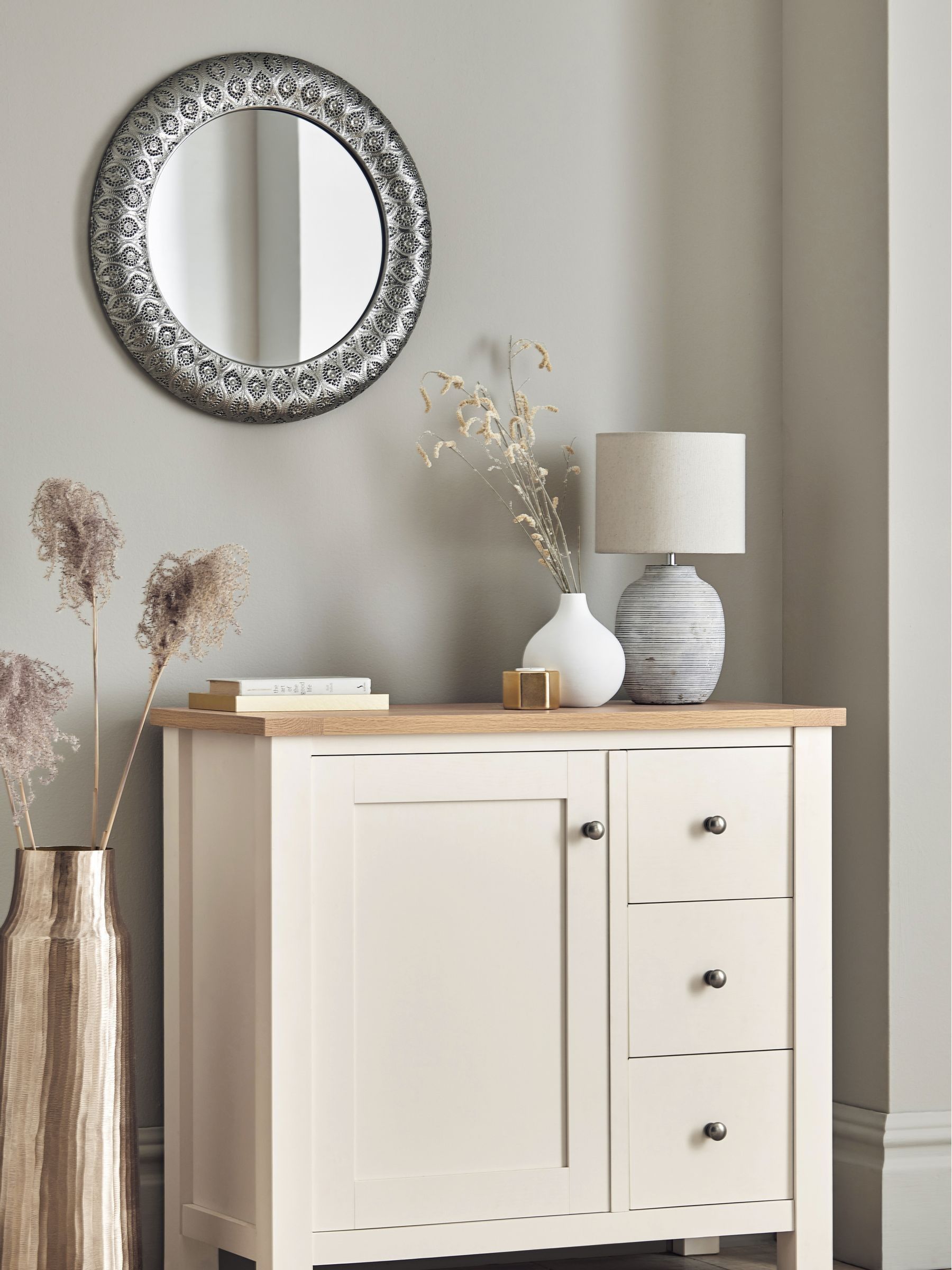 Buy Cream Malvern Oak Effect Small Sideboard from the Next UK online shop