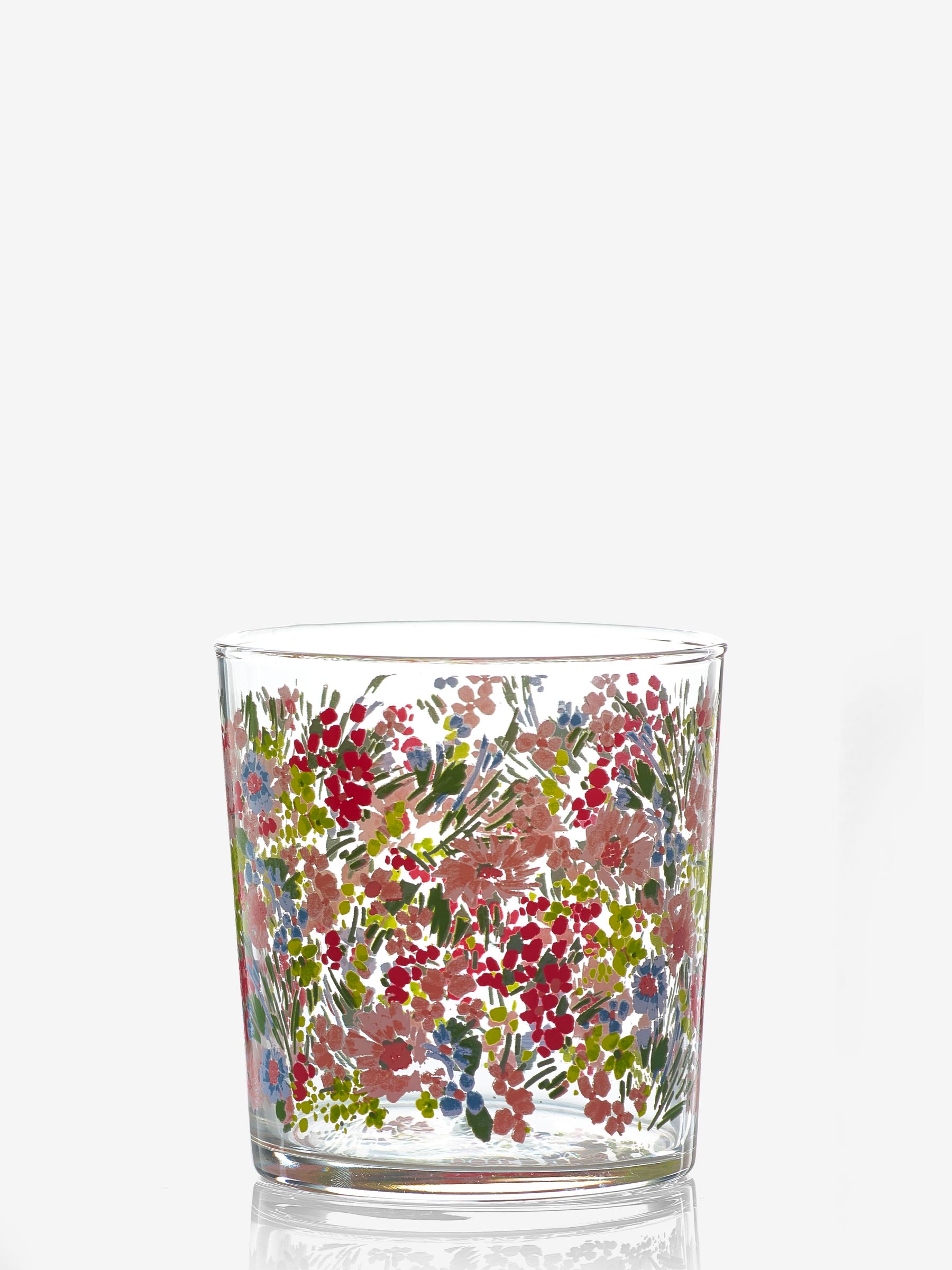 Buy Pink Lisse Floral Set of 4 Short Tumbler Glasses from the Next UK ...