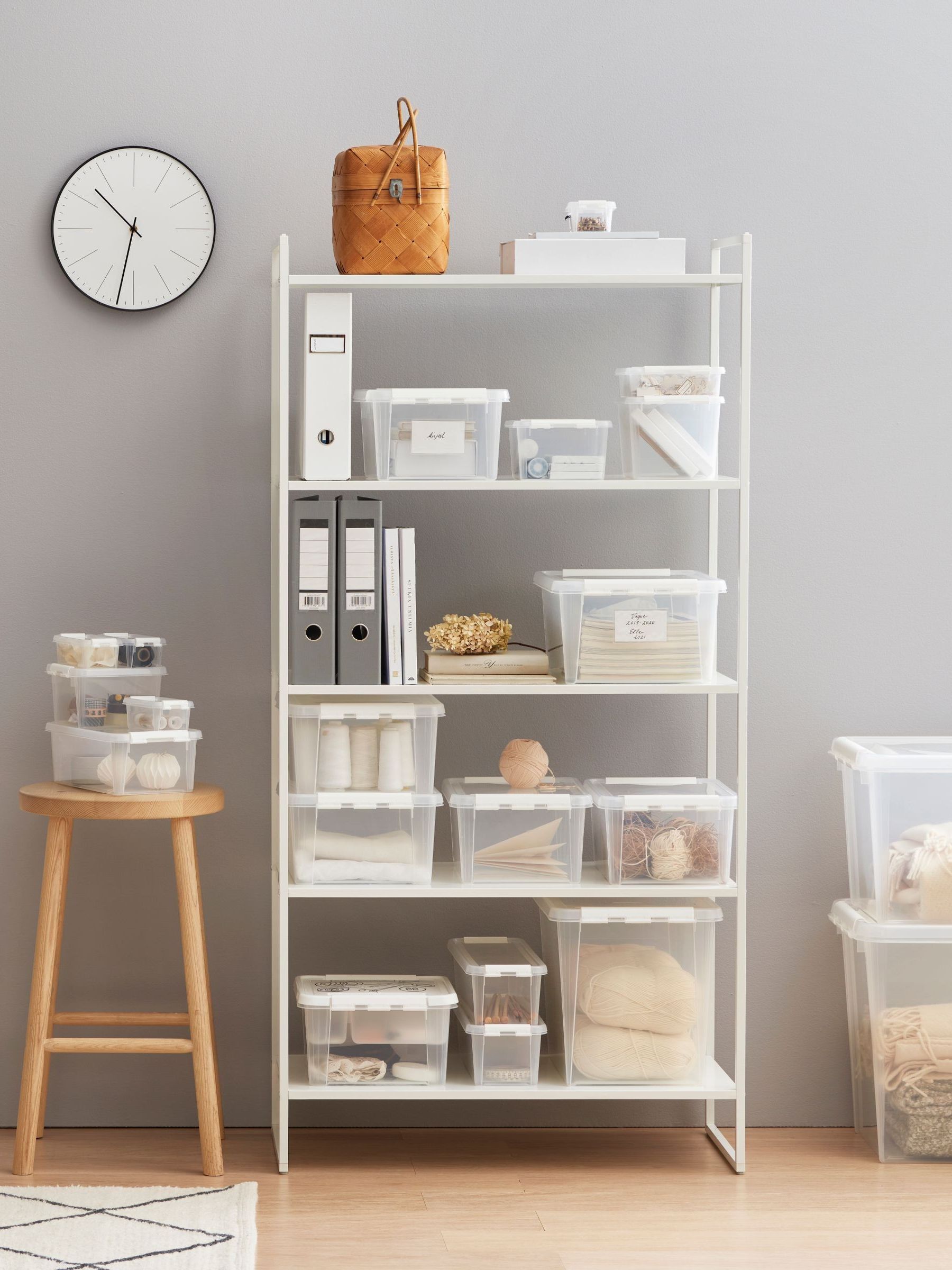 Buy Orthex Set of 2 Clear Smarsttore 25L Storage Boxes from the Next UK ...