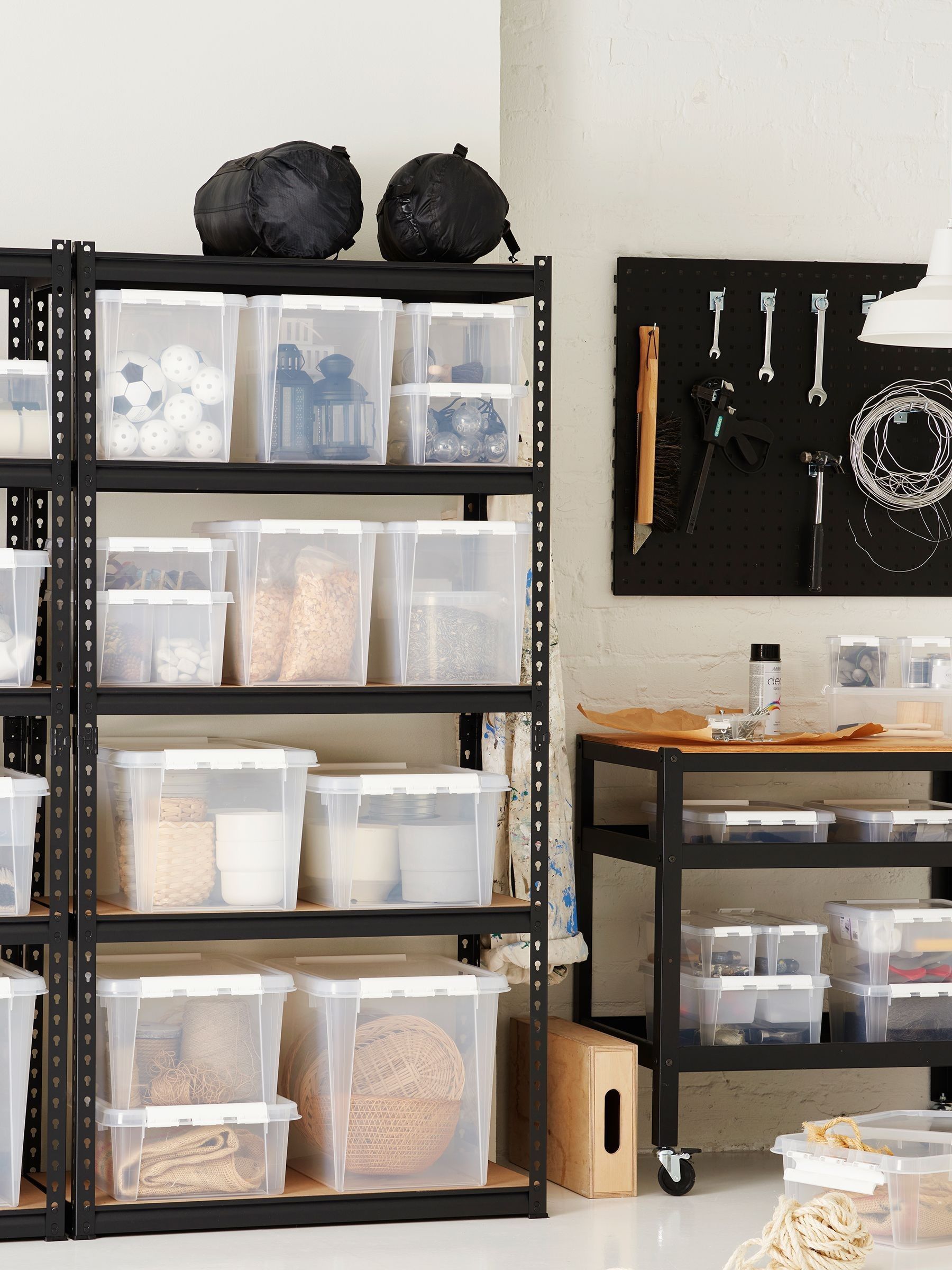 Buy Orthex Set of 2 Clear Smarsttore 25L Storage Boxes from the Next UK ...