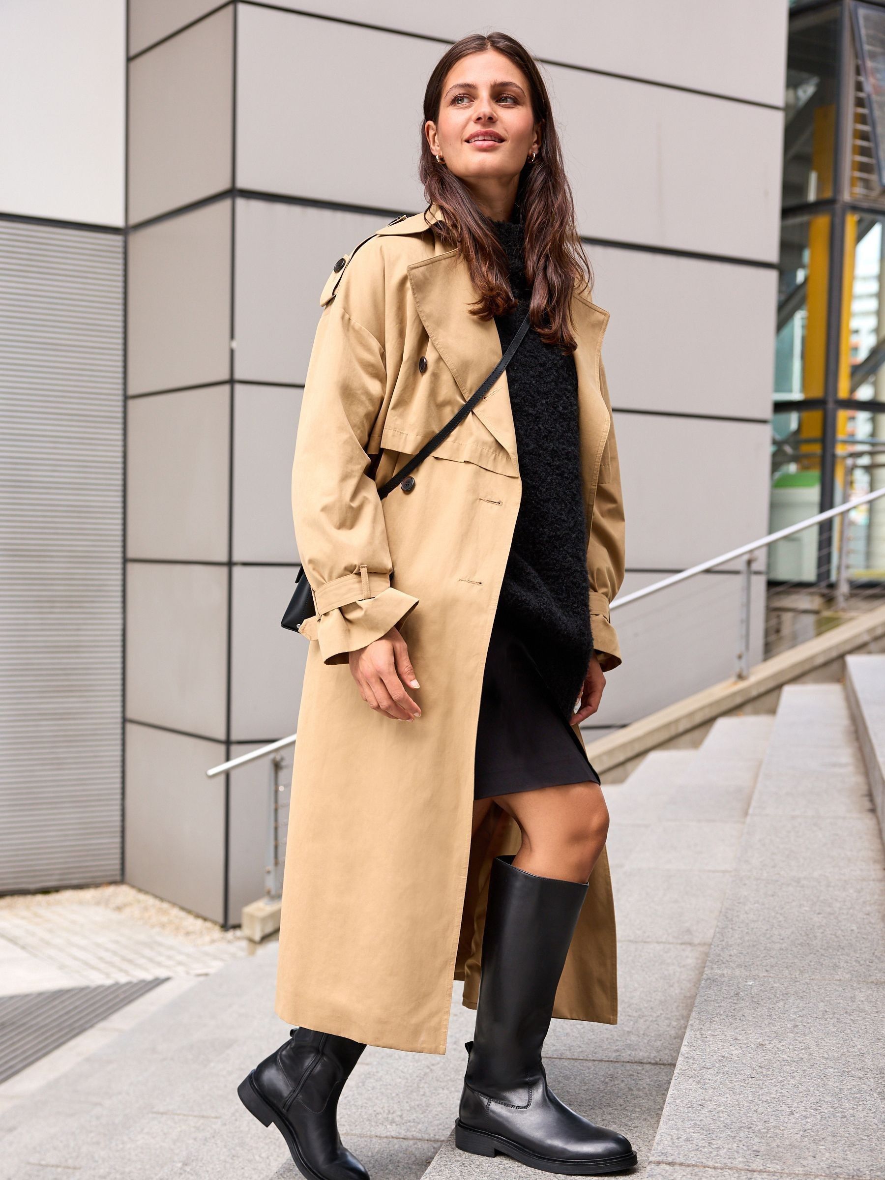 Buy Black Forever Comfort® Leather Rider Knee High Boots from the Next ...