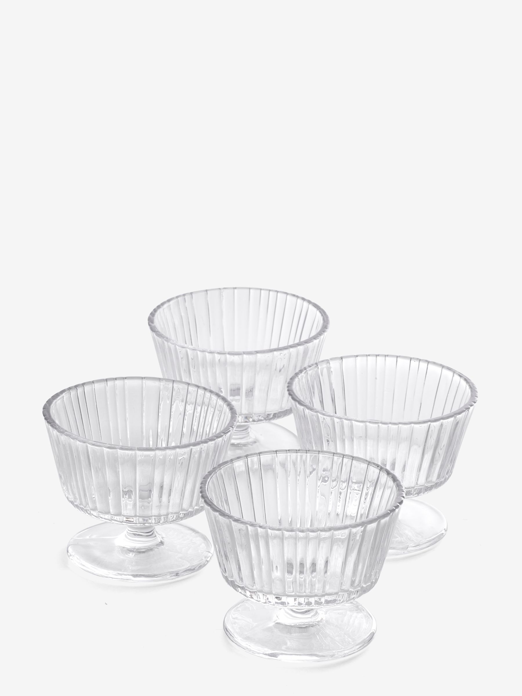 Buy Set of 4 Clear Glass Trifle Dessert Bowls from Next Australia