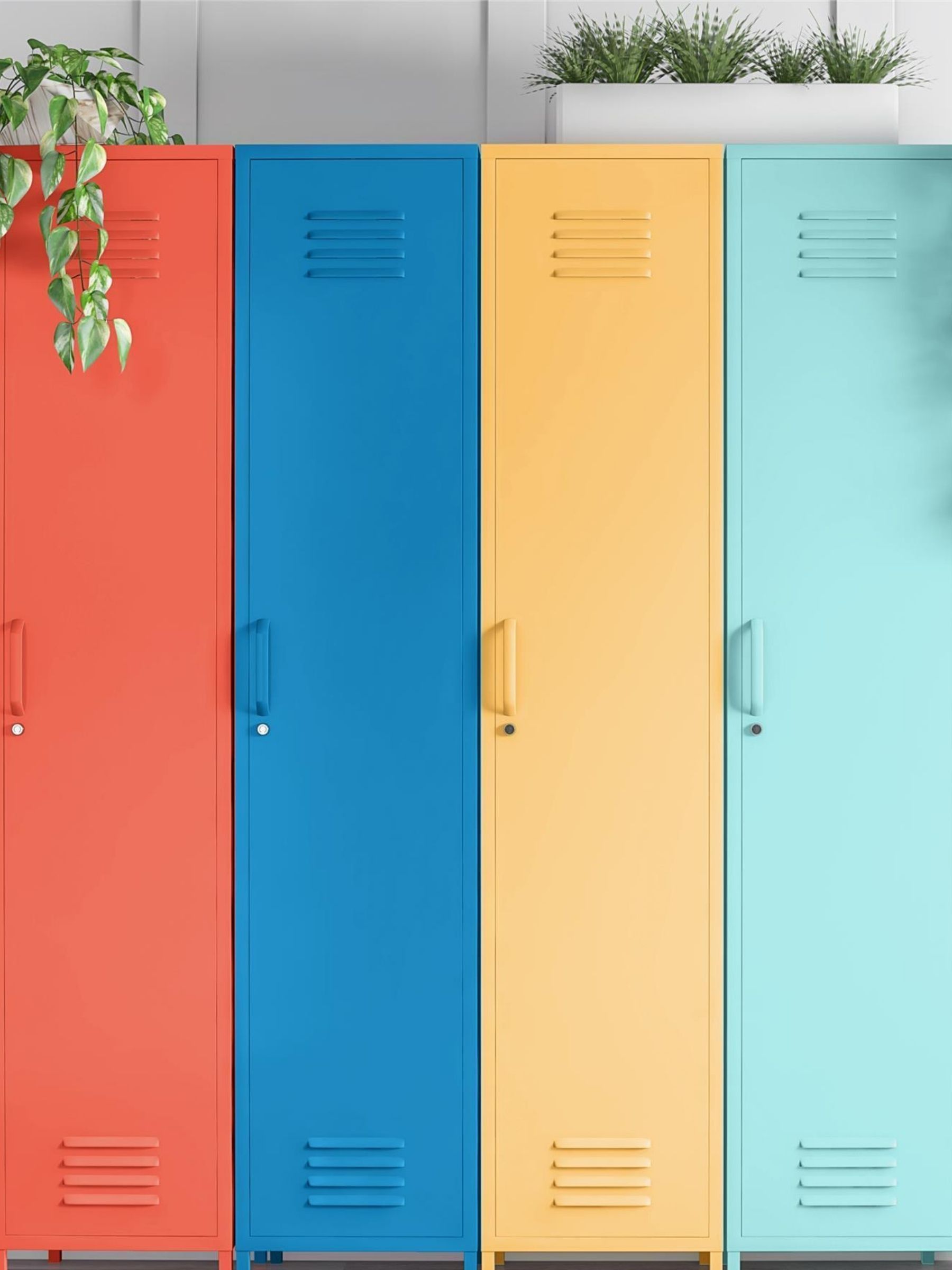 Buy Novogratz Yellow Cache Single Metal Locker Storage Cabinet from the ...