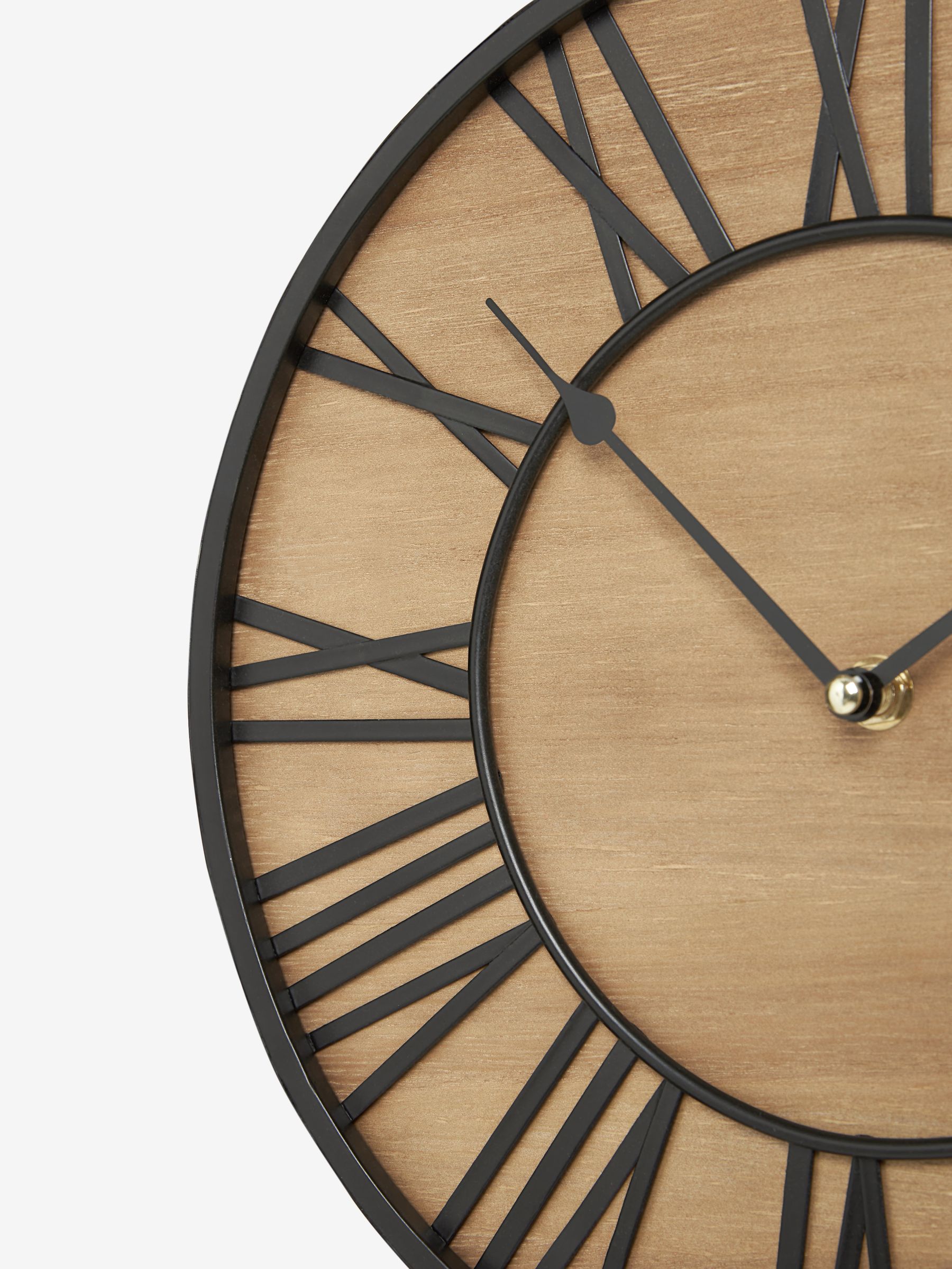 Buy Natural Bronx 30cm Wooden Small Wall Clock from the Next UK online shop