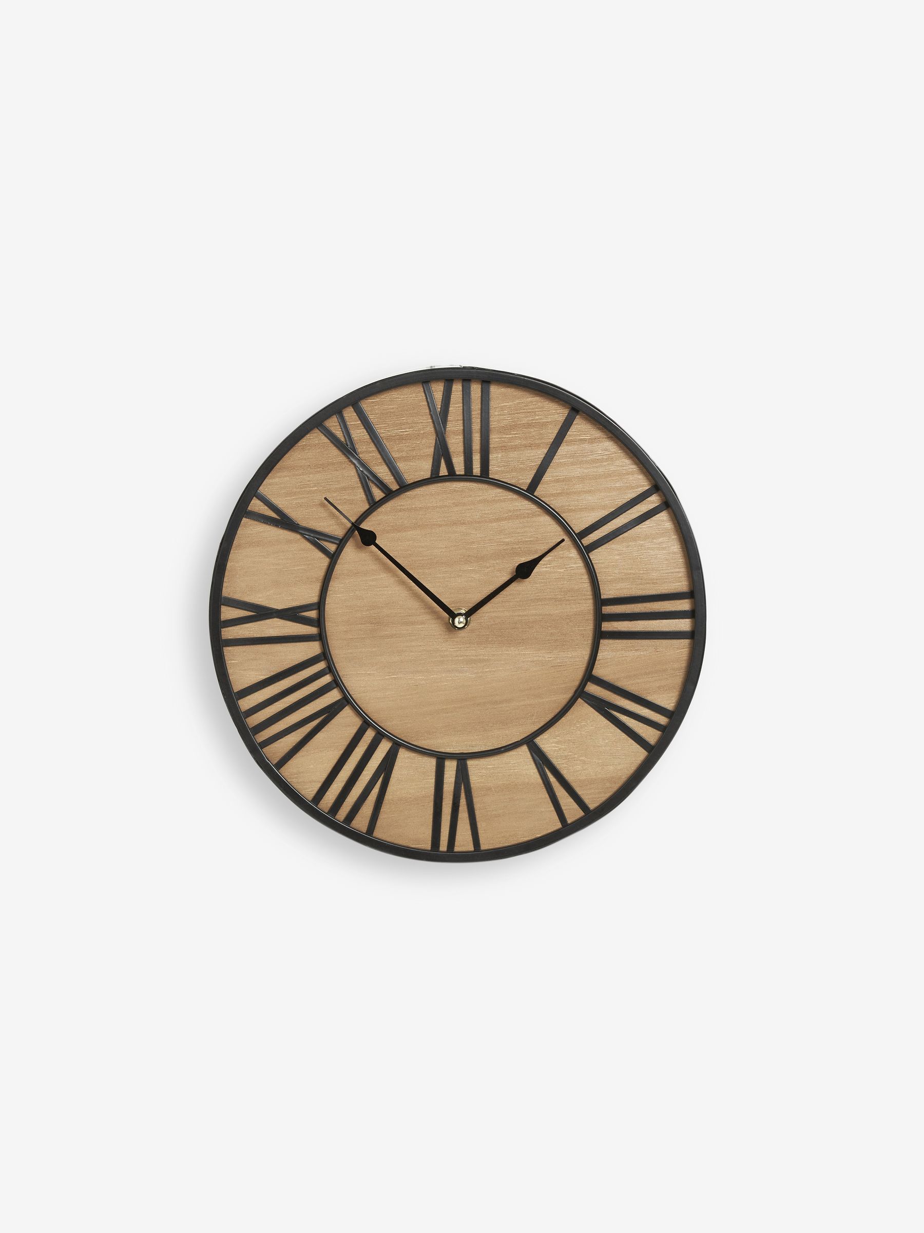 Buy Natural Bronx 30cm Wooden Small Wall Clock from the Next UK online shop