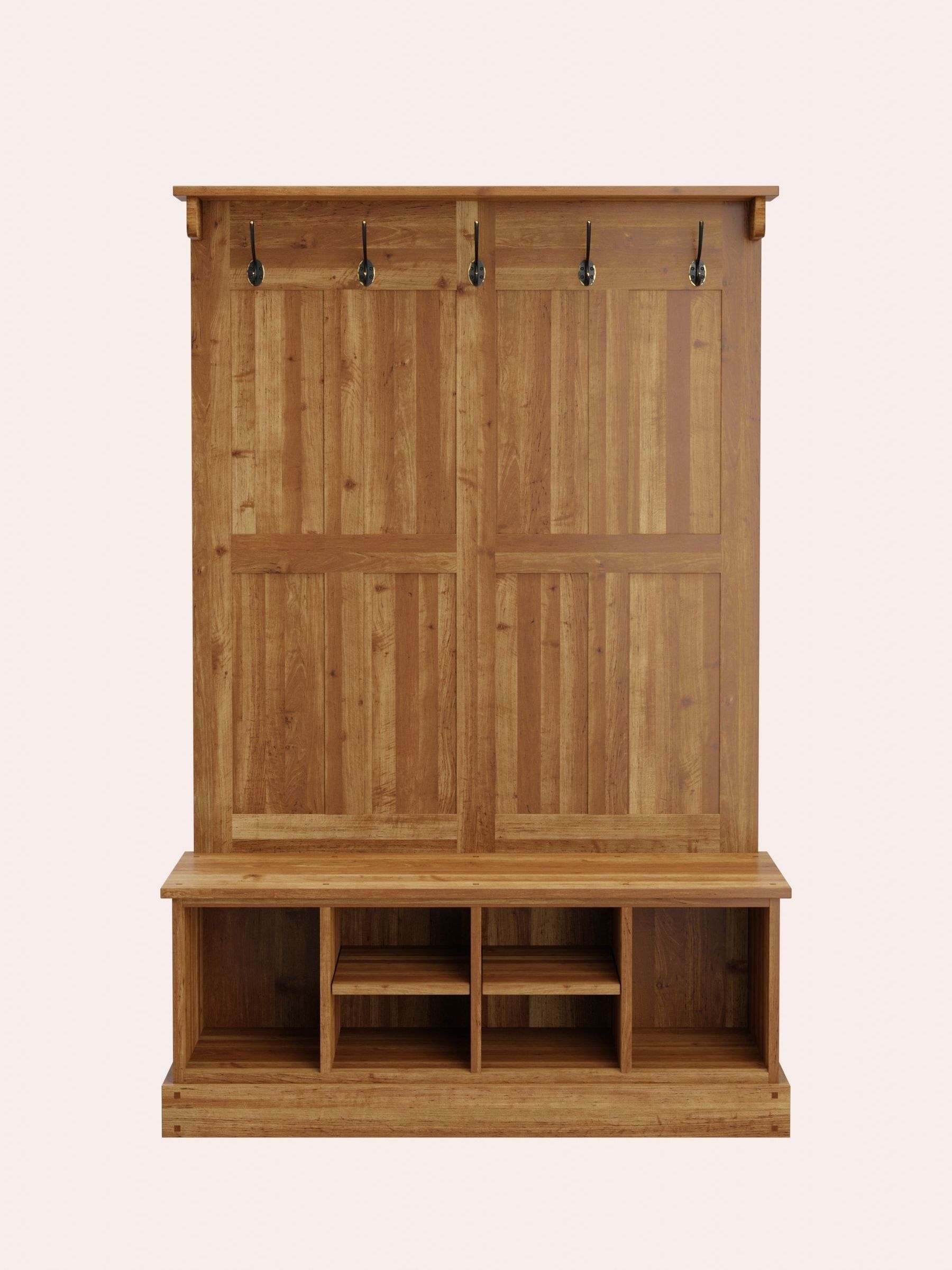 Buy Laura Ashley Honey Laura Ashley Garrat Tall Storage Bench With Coat ...